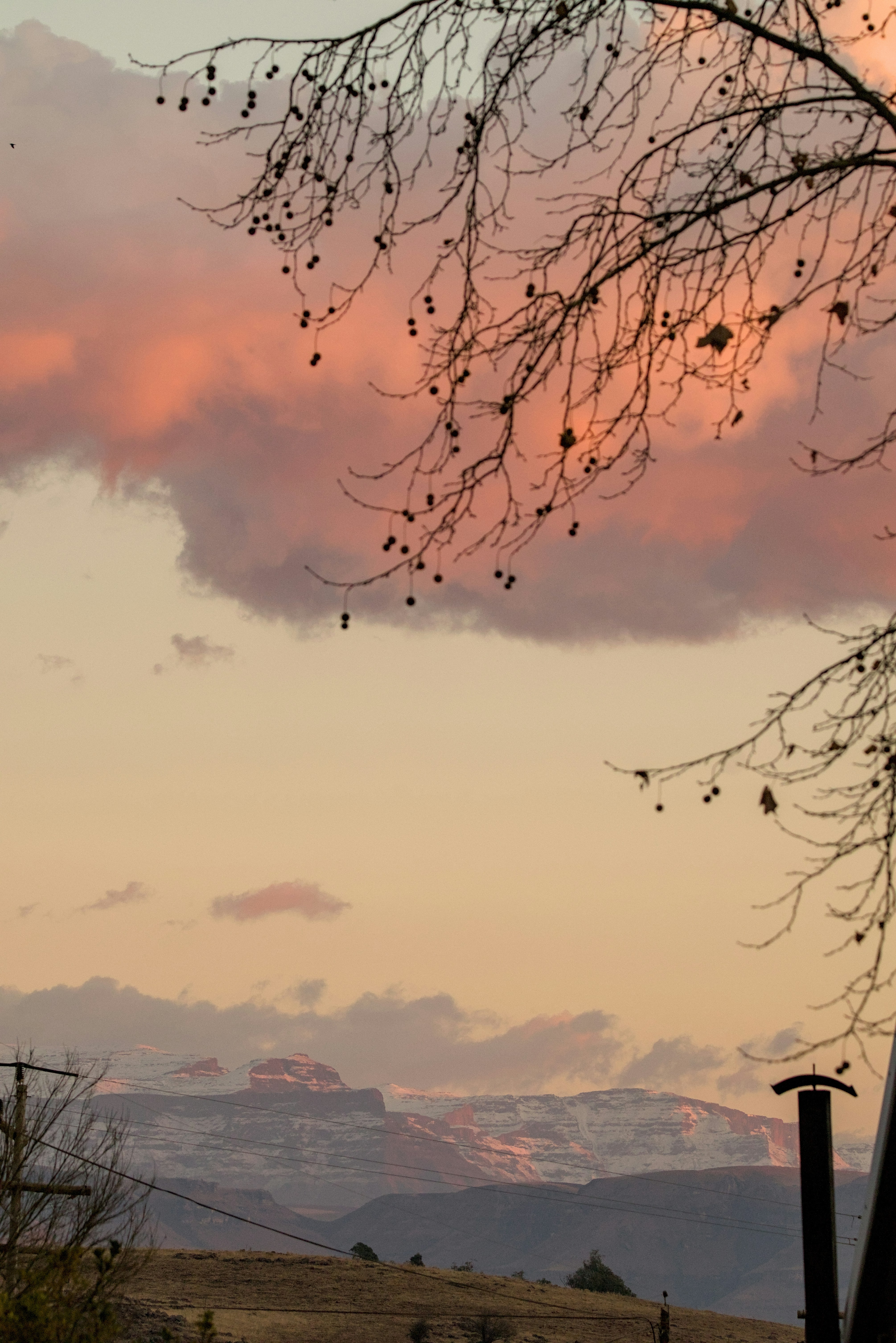 Whispers of Twilight: A Mountain's Embrace