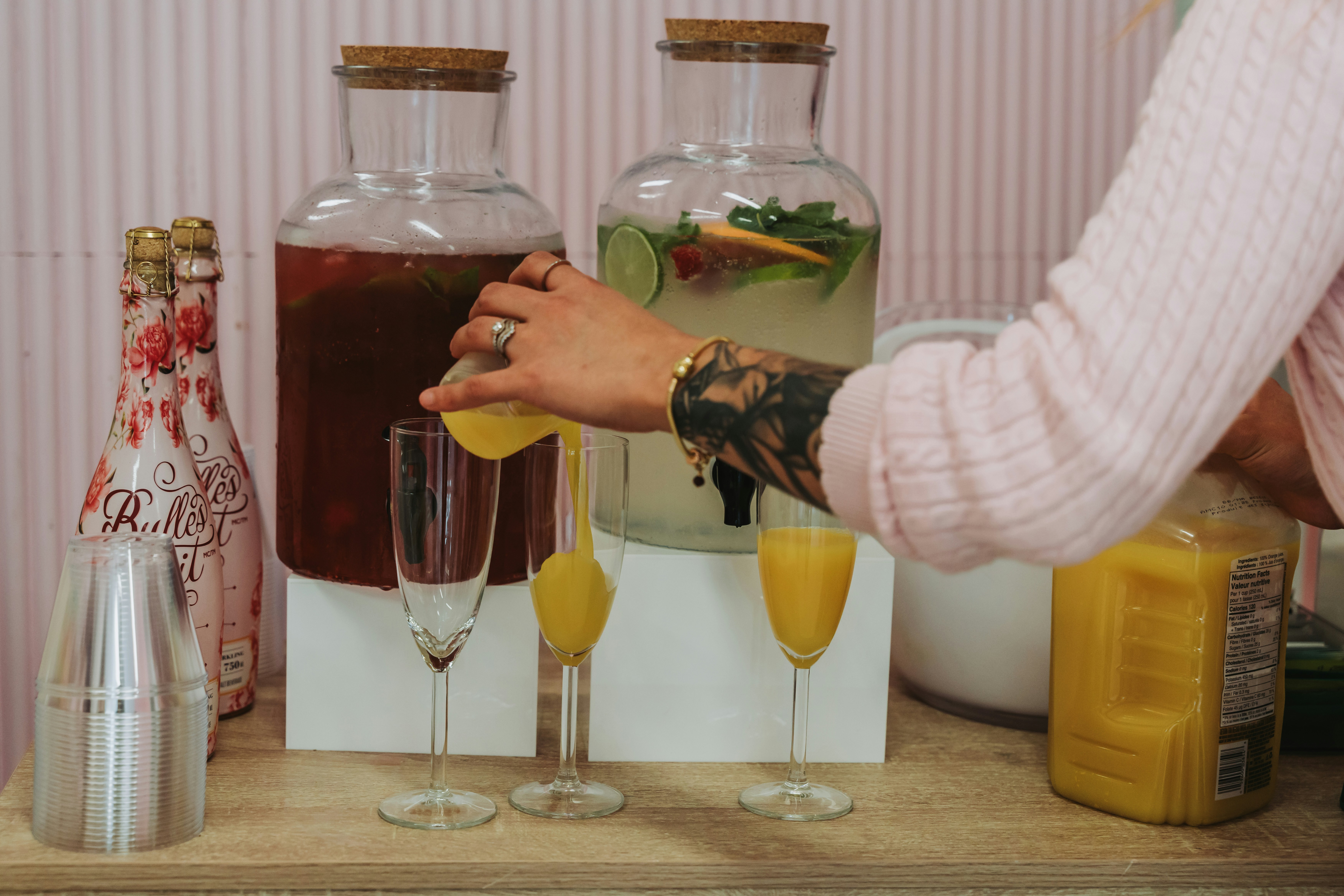 A Toast to Refreshment: Crafting Colorful Cocktails