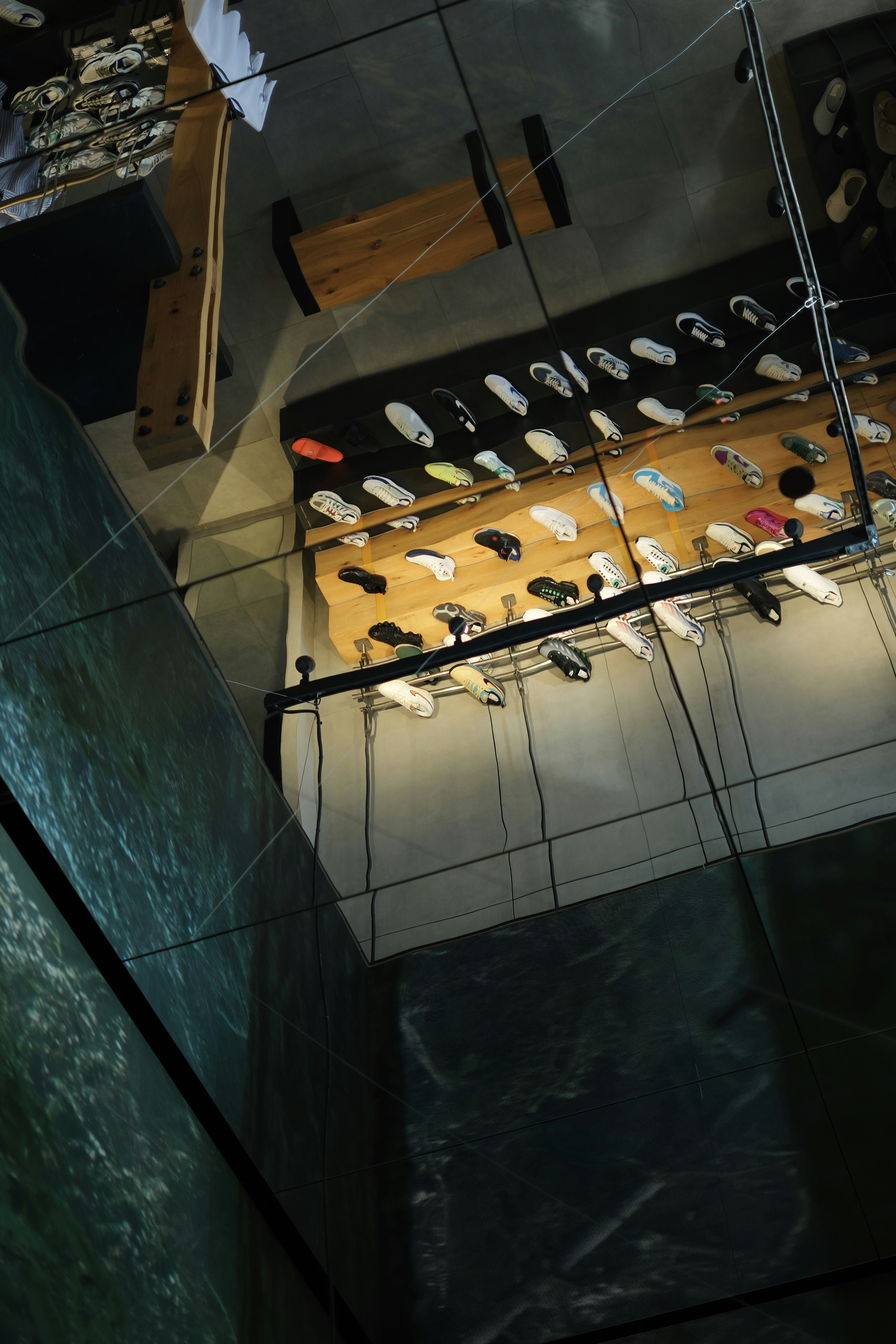 Instagram - @kaprion | Shoes displayed on shelves in a store