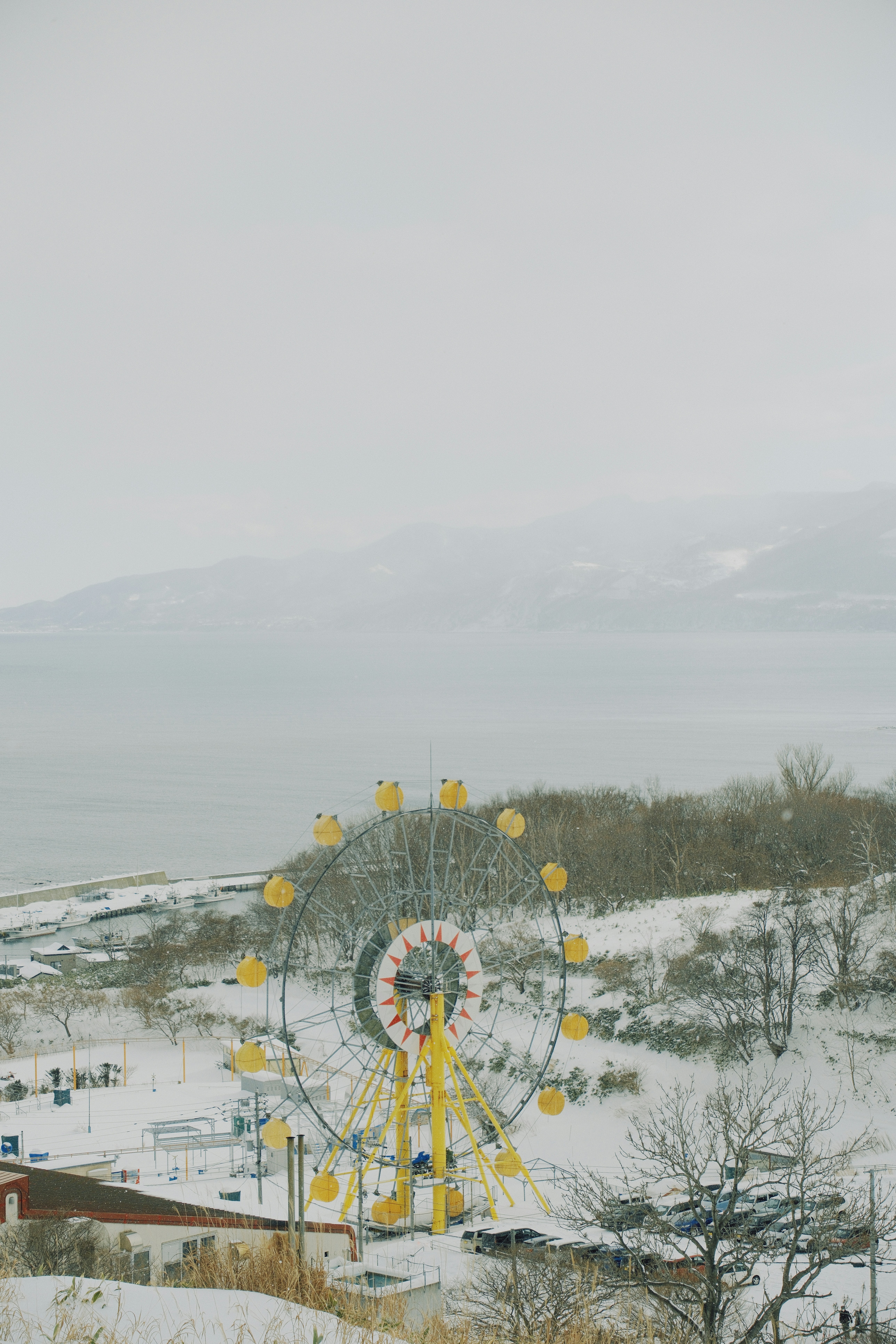 Whispers of Winter: The Silent Ferris Wheel