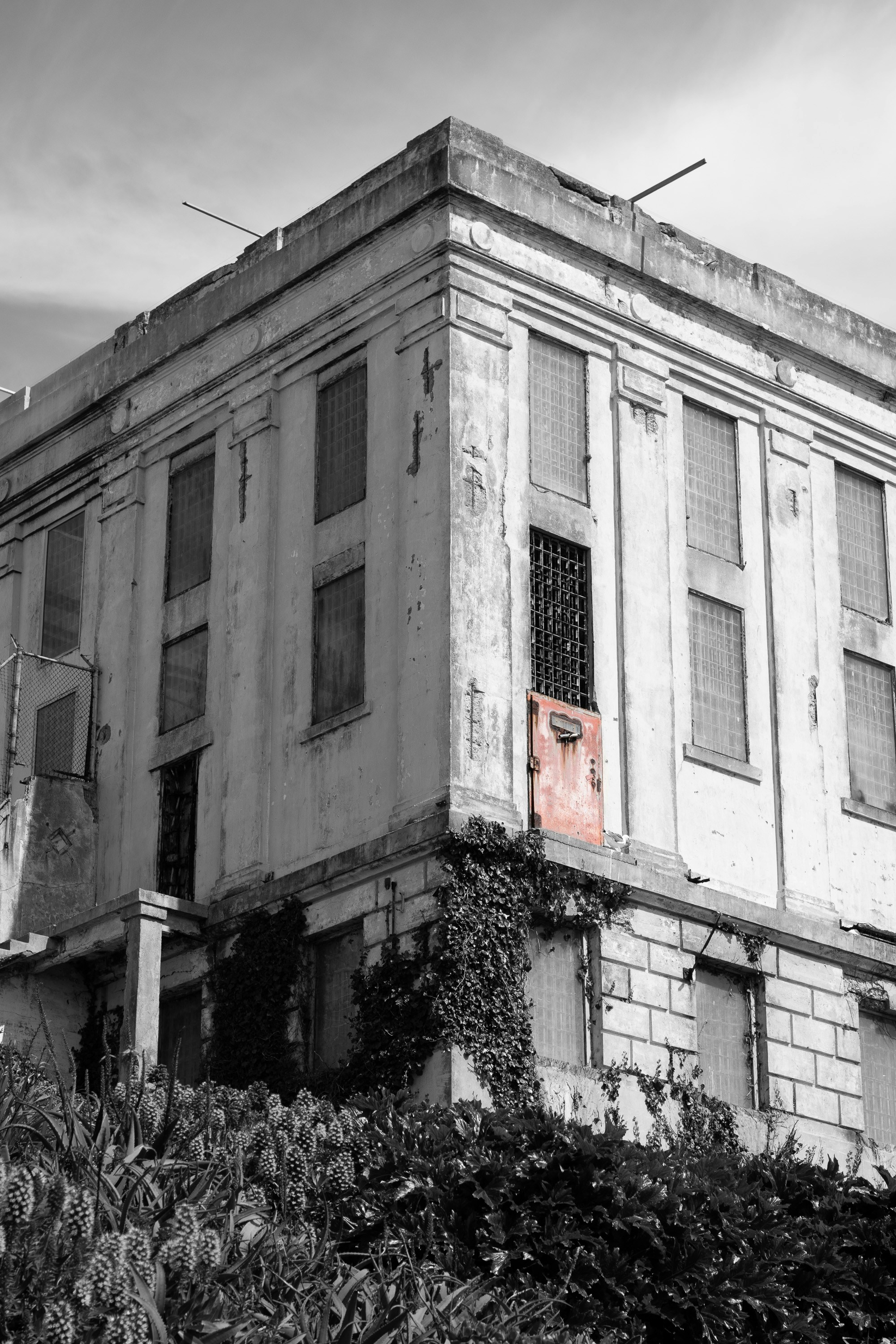 Exterior of Alcatraz Prison