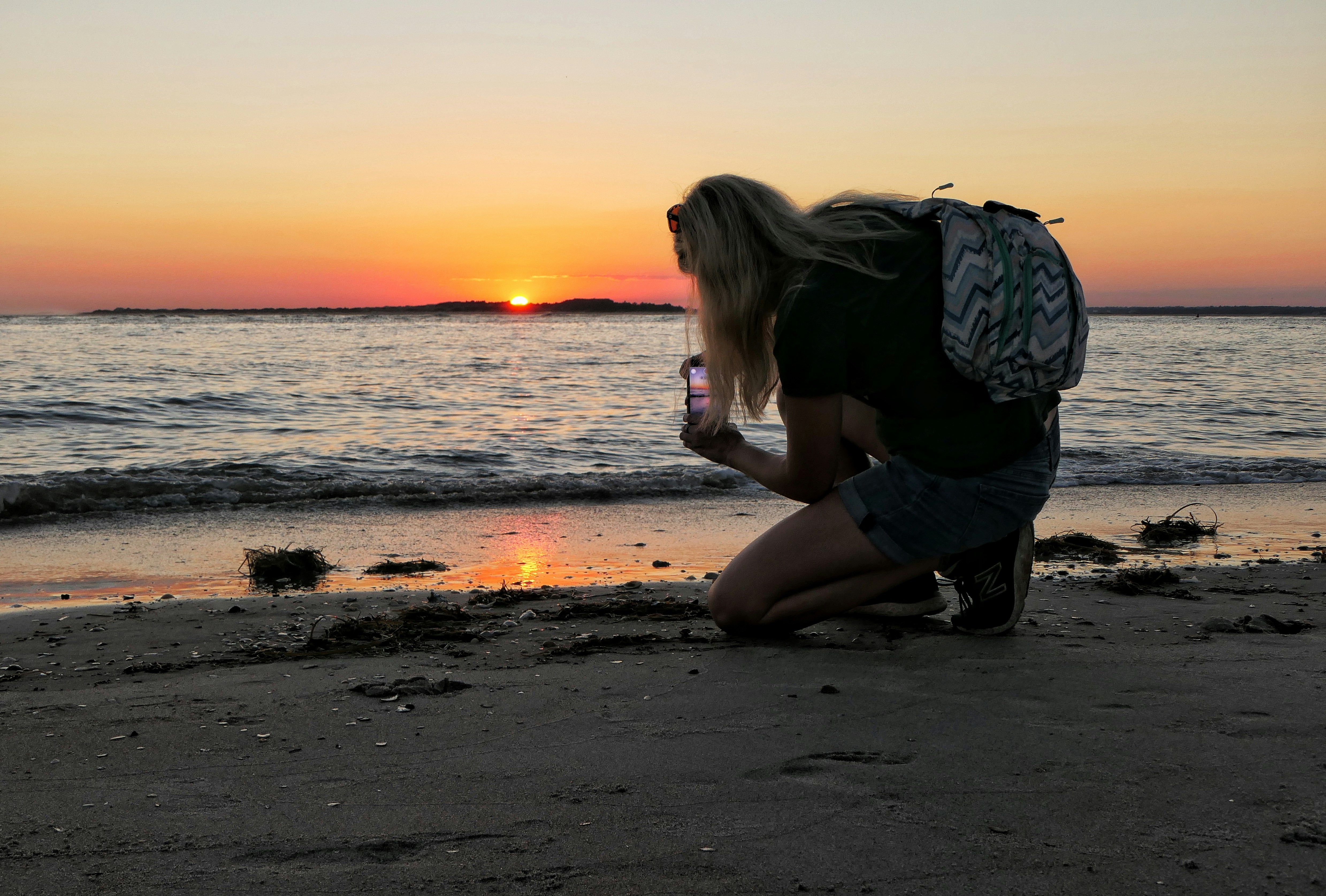 Sunset Reflections: A Moment of Connection