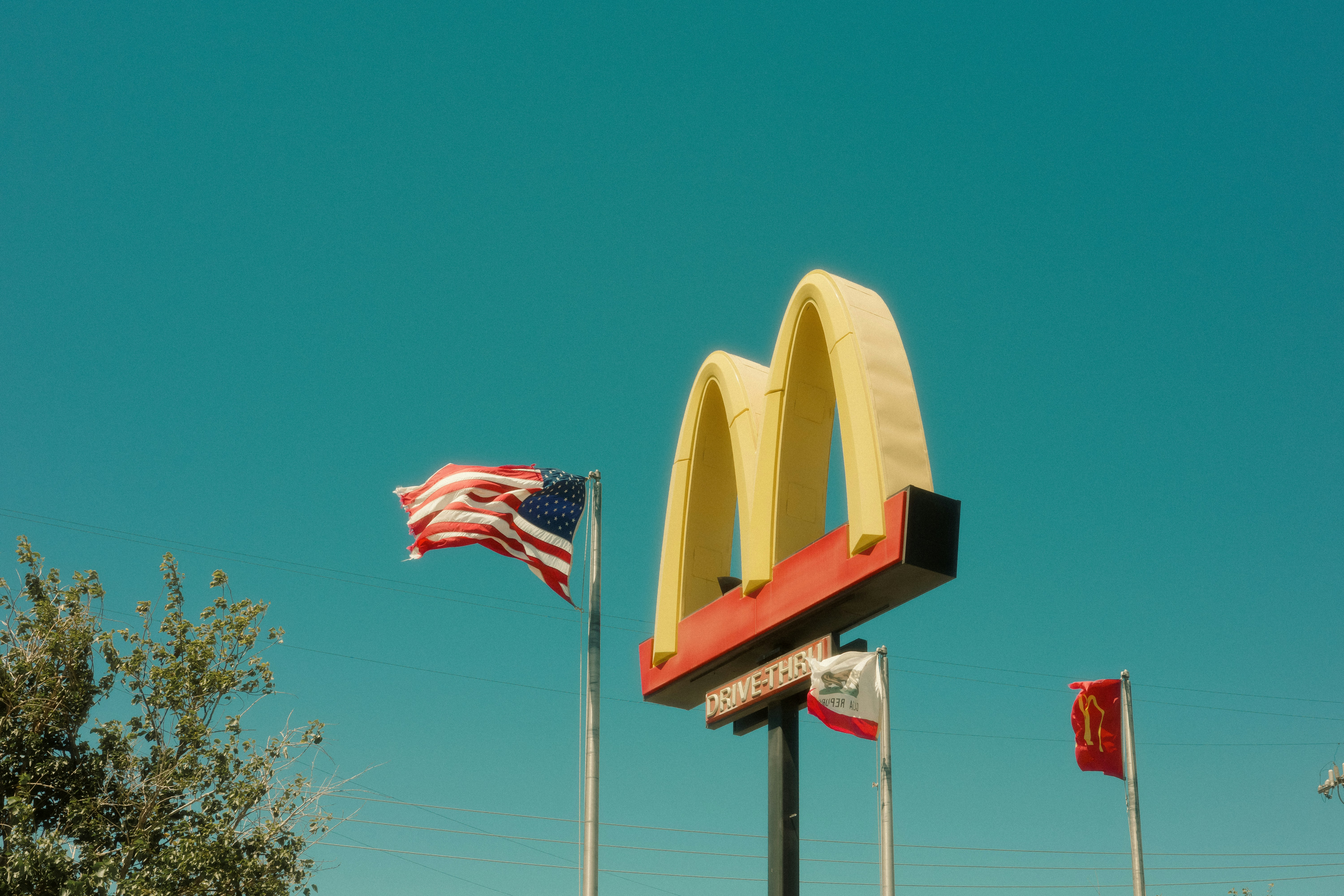 Golden Arches Against a Clear Sky