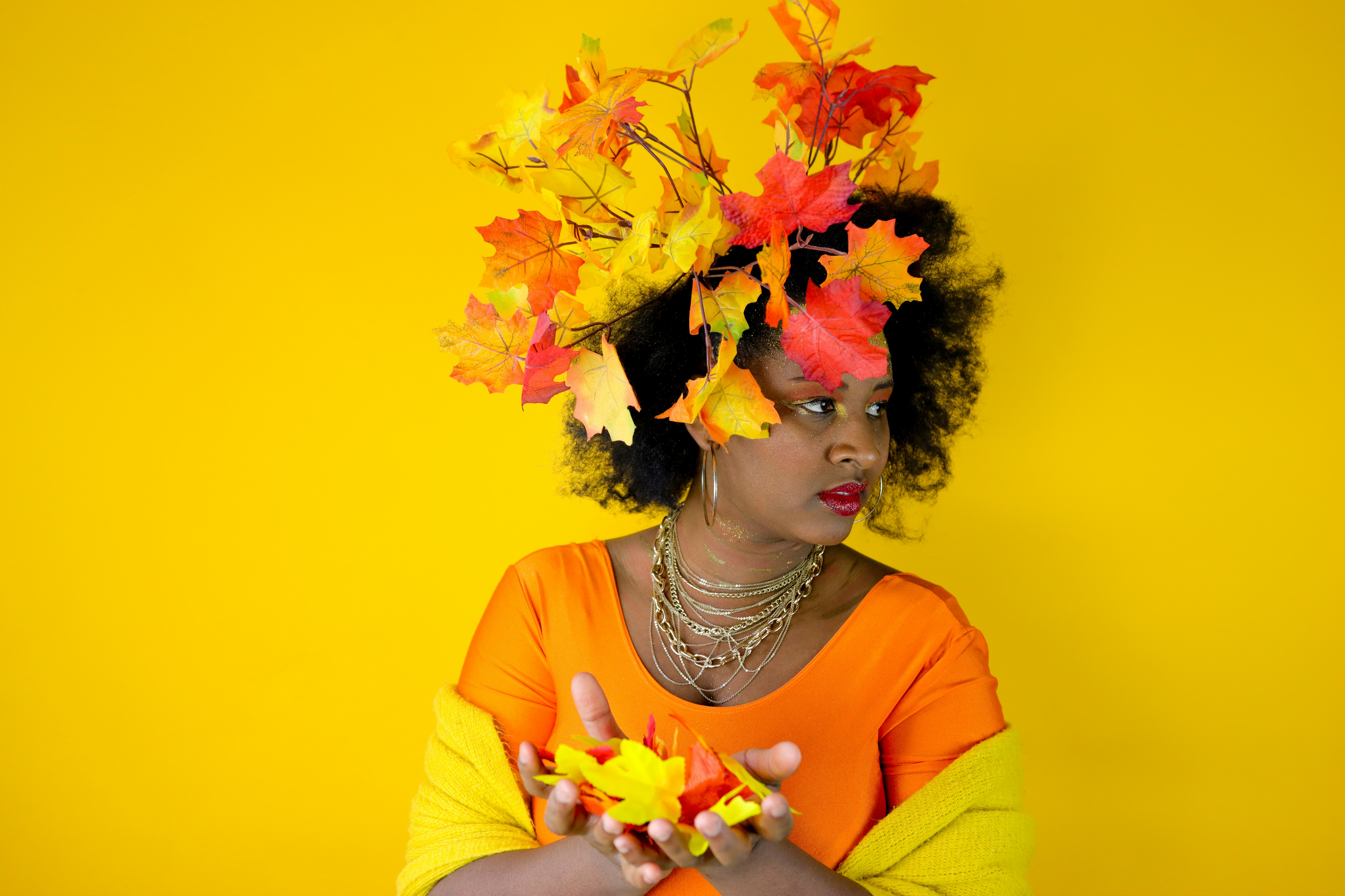 Autumn's Embrace: A Fusion of Nature and Elegance