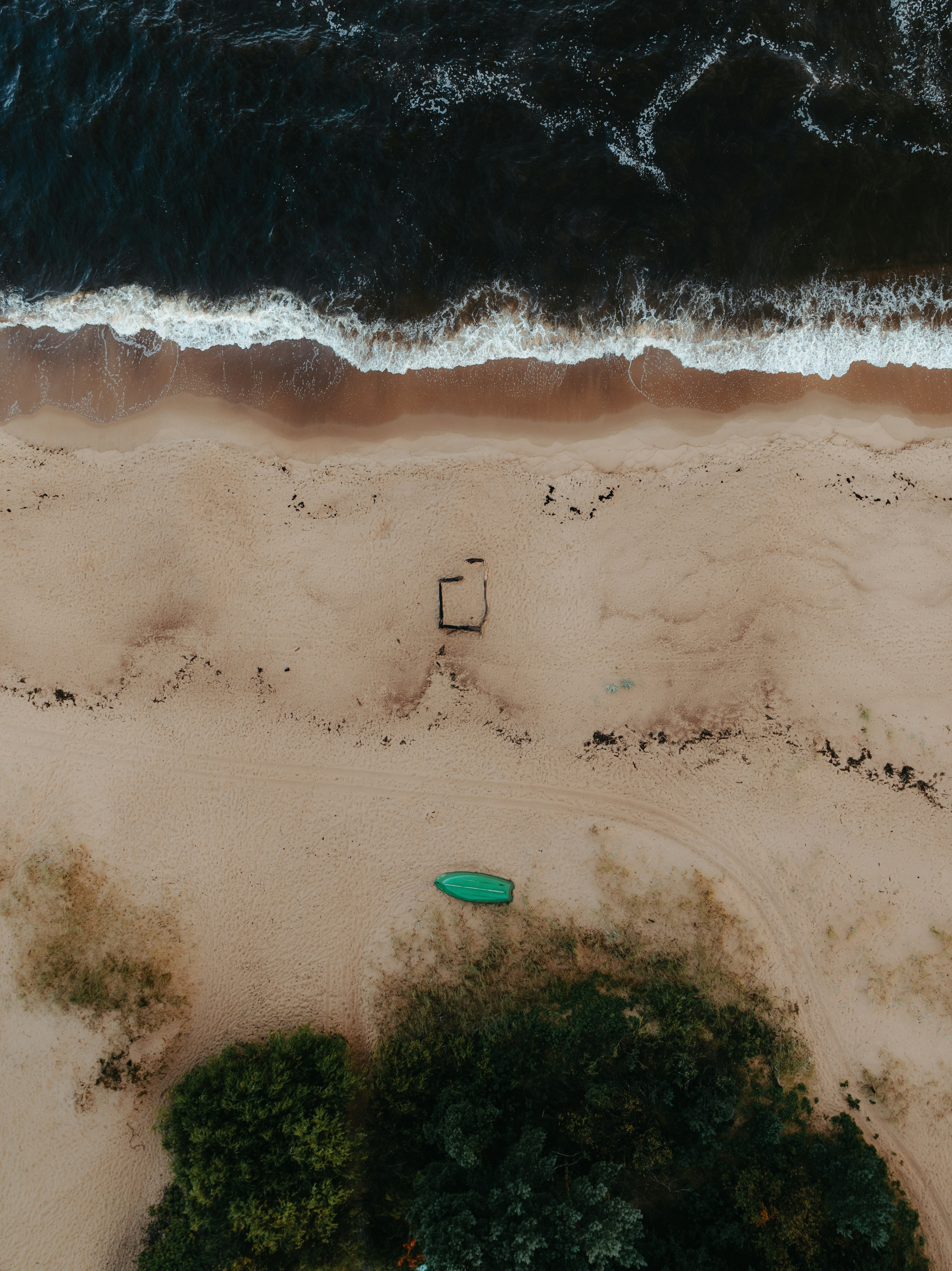 Harmony of Land and Sea: A Serene Coastal View