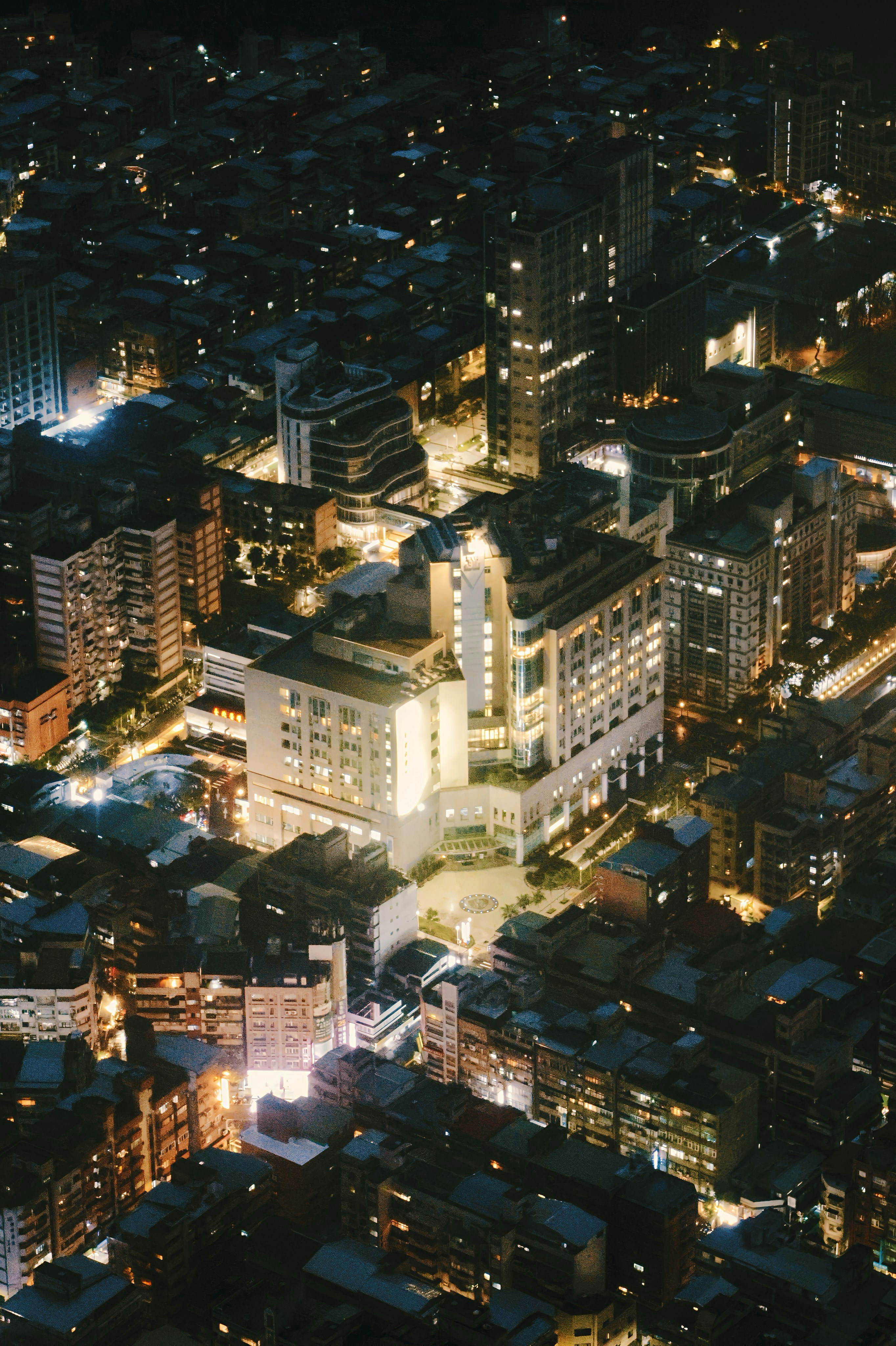 Urban Luminescence: A City Awakens at Night