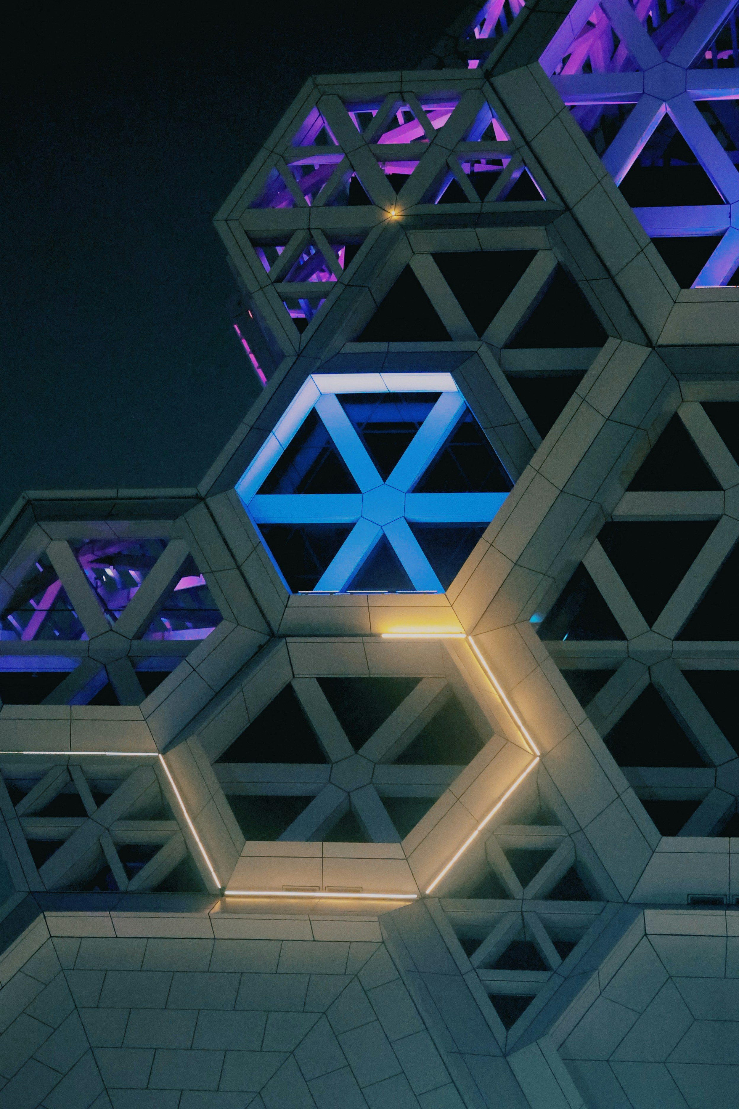 Geometric Harmony: A Dance of Light and Structure