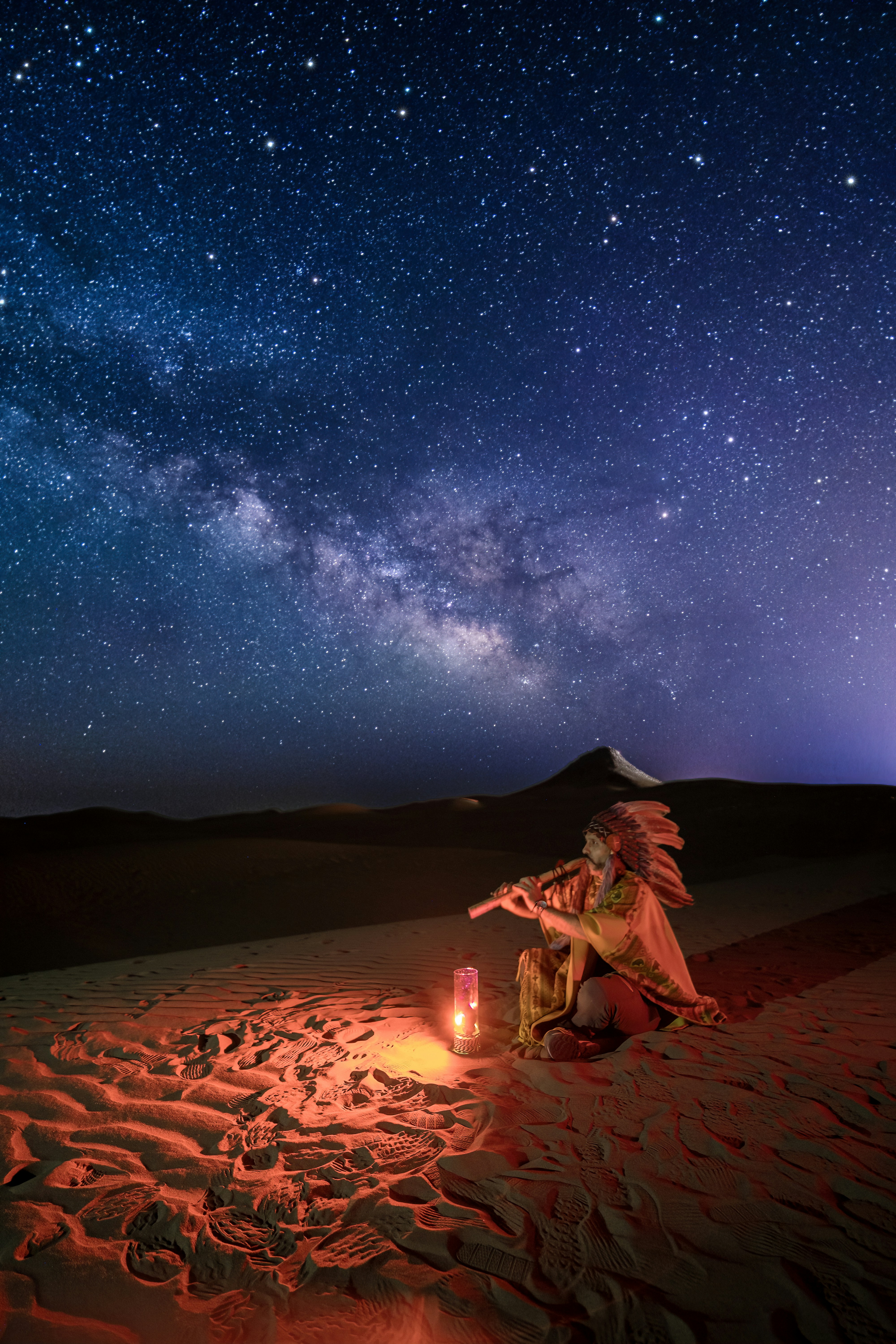 Whispers of the Cosmos: A Desert Serenade