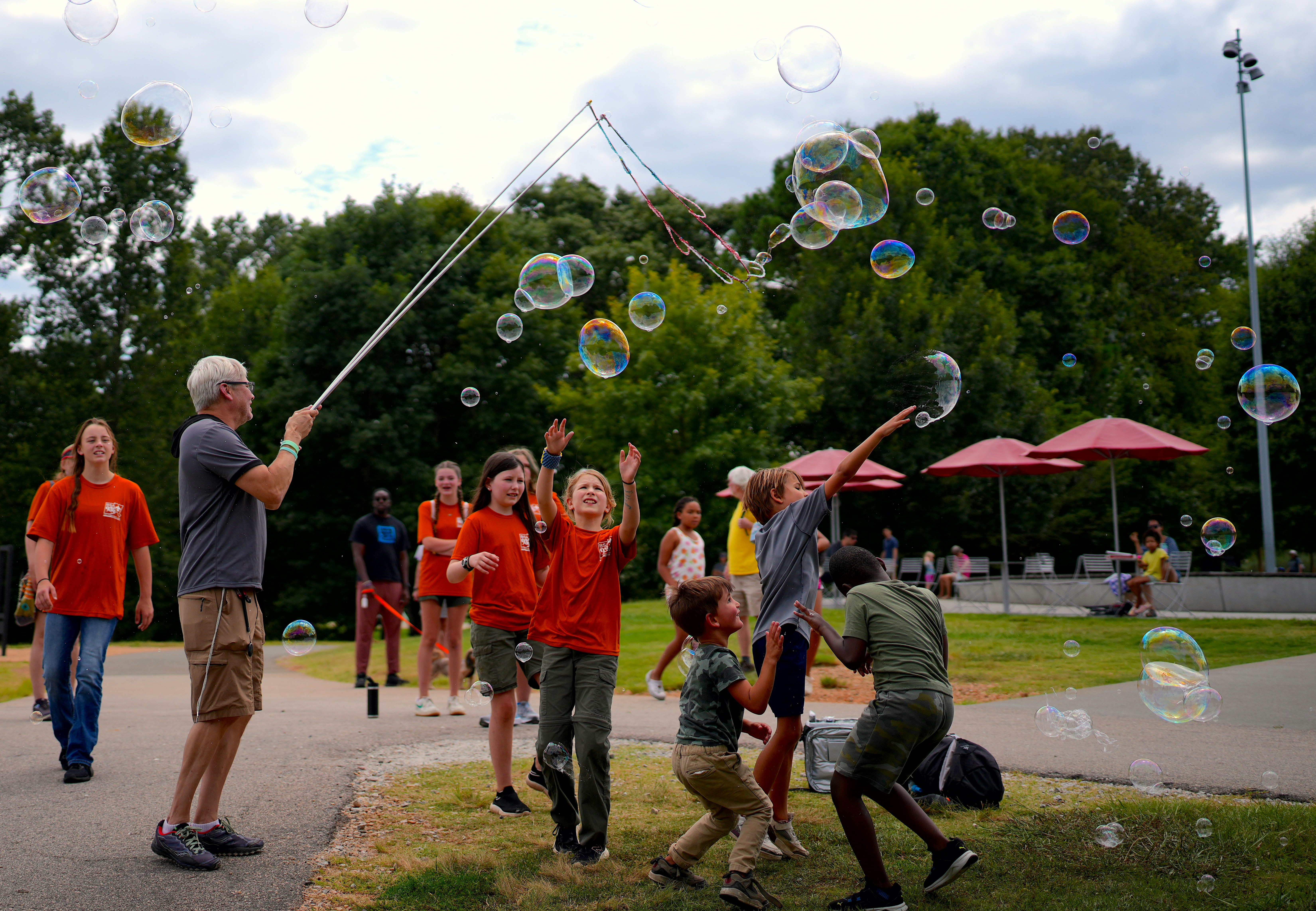 Joyful Encounters in a Bubble Wonderland