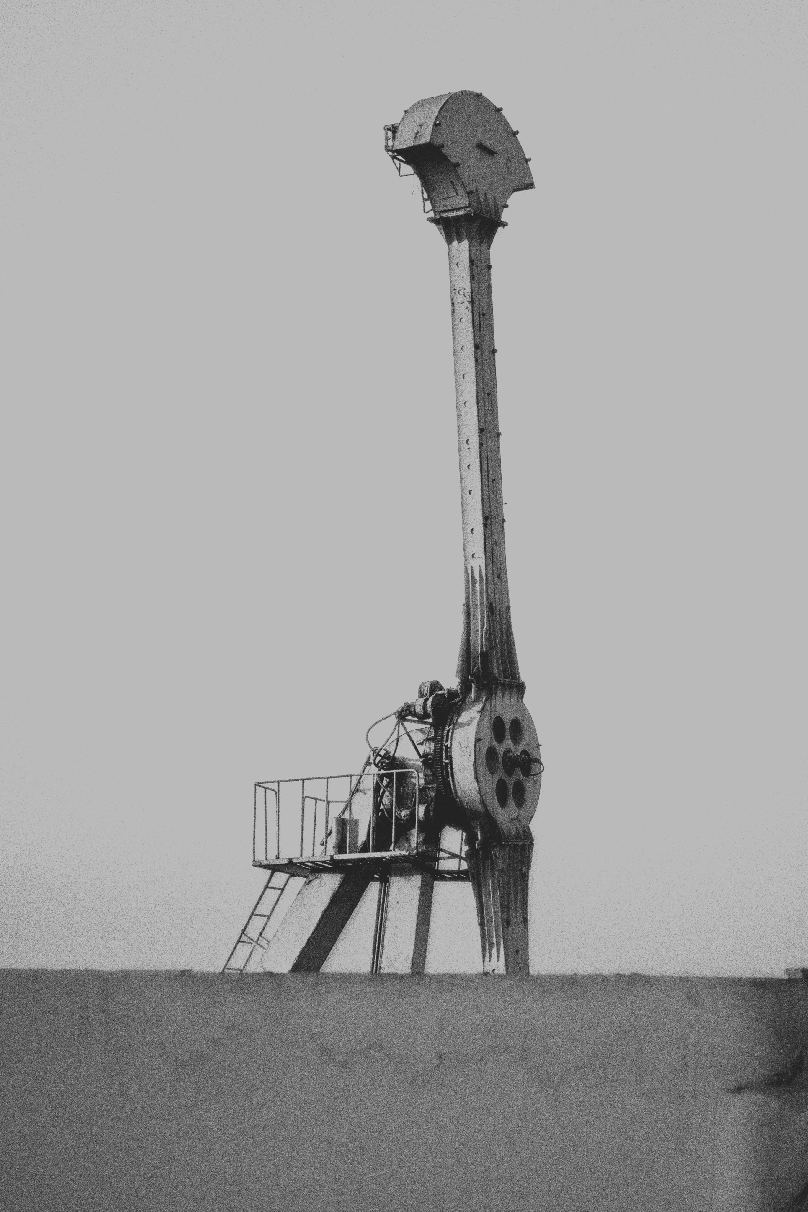 Mechanical Sentinel: A Glimpse into Industrial Elegance