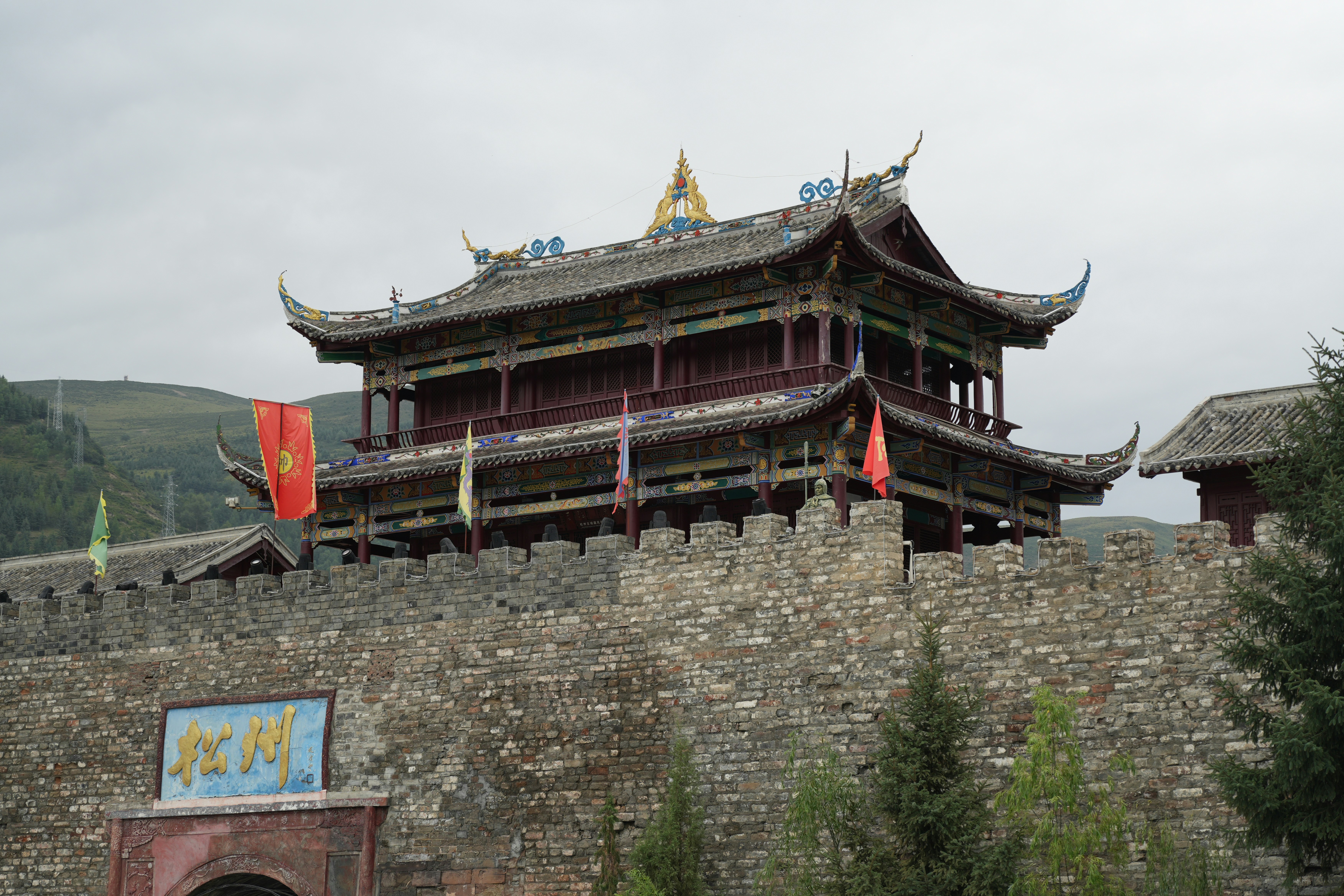 Echoes of Ancient Architecture: The Majestic Fortress Gate