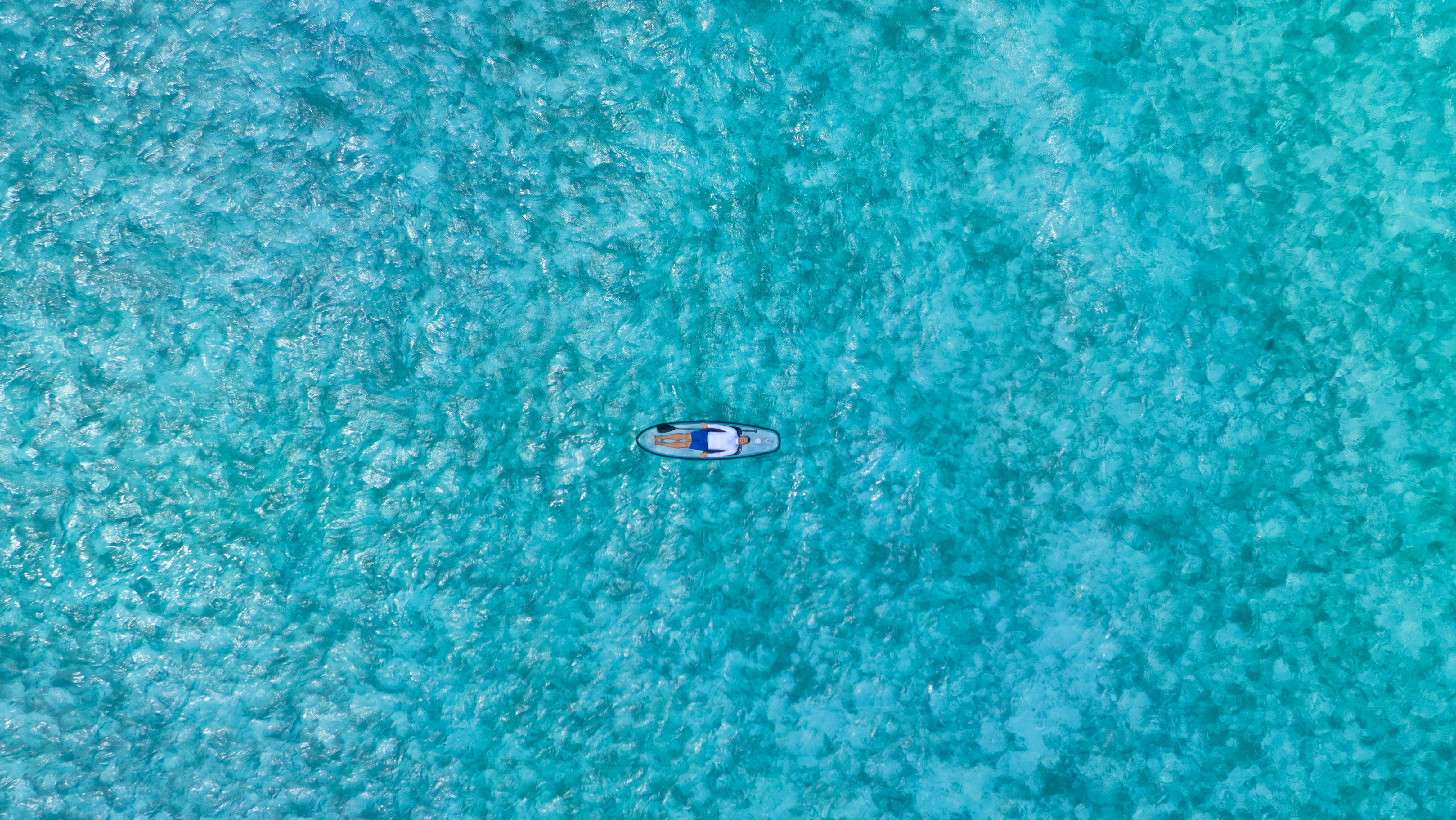 Solitude on Azure Waters