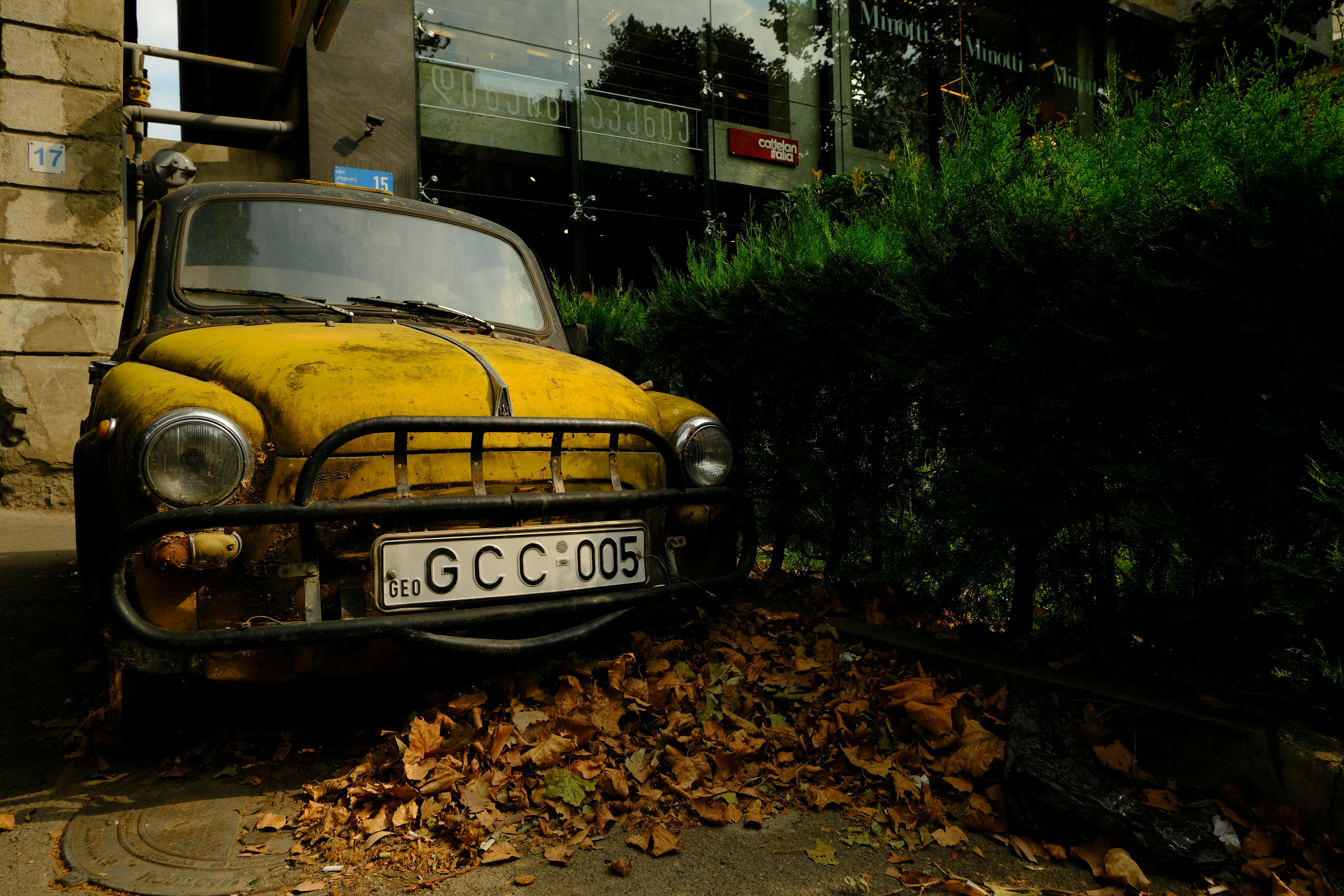 Timeless Yellow: A Nostalgic Encounter with Abandonment
