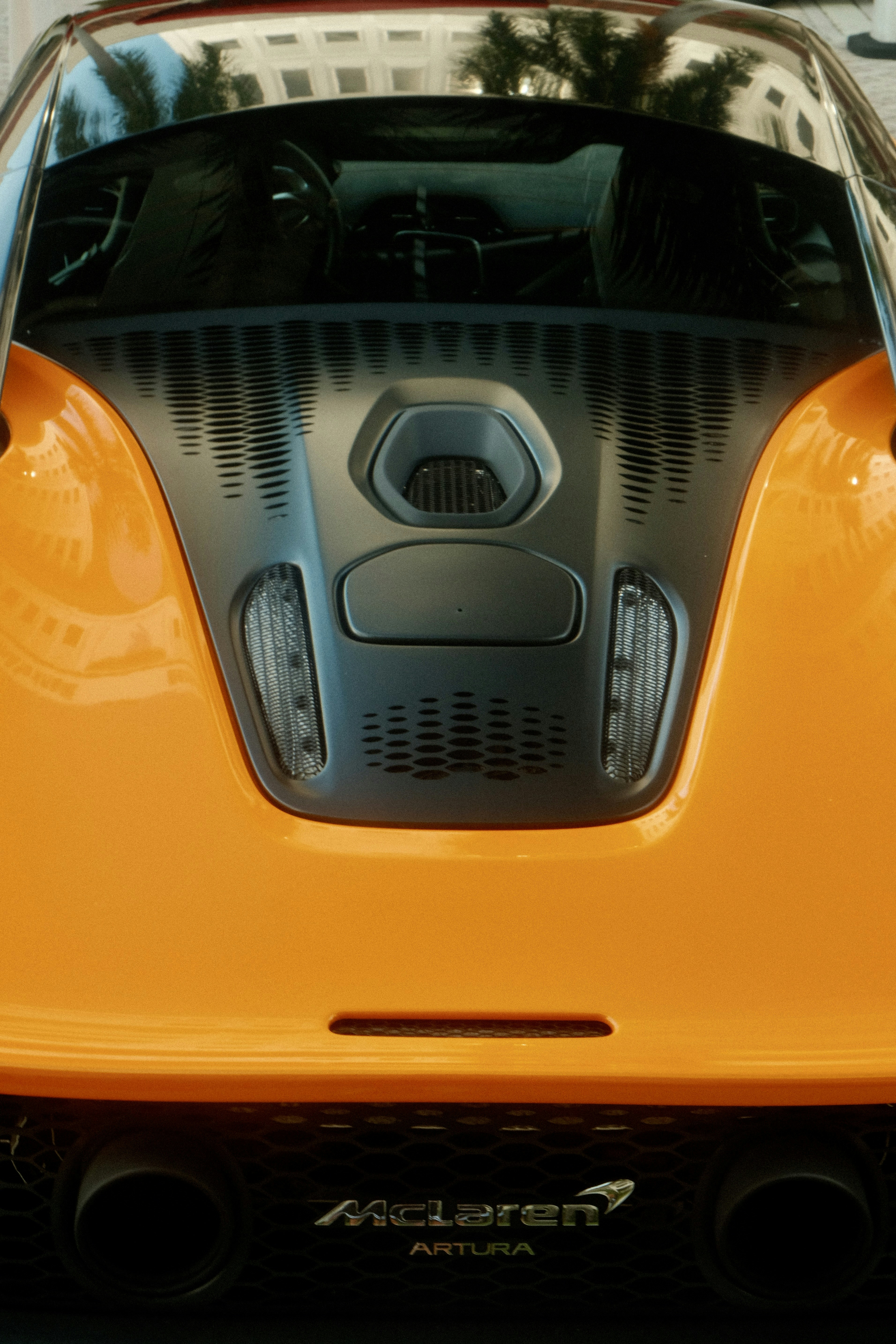 Molten Orange Vents: The Hexagonal Heart of a McLaren Artura
