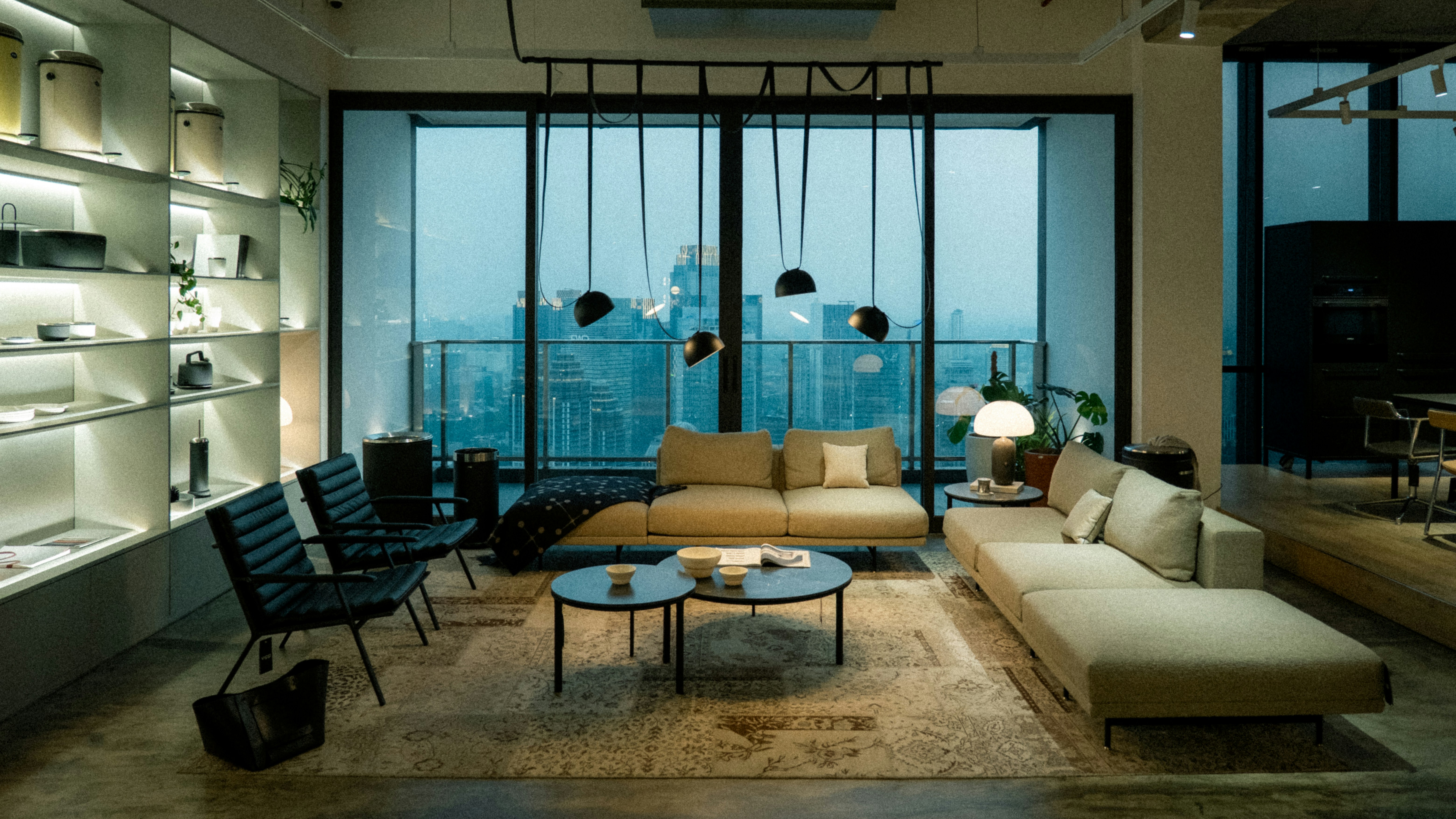Urban Serenity: A Modern Living Space with a View