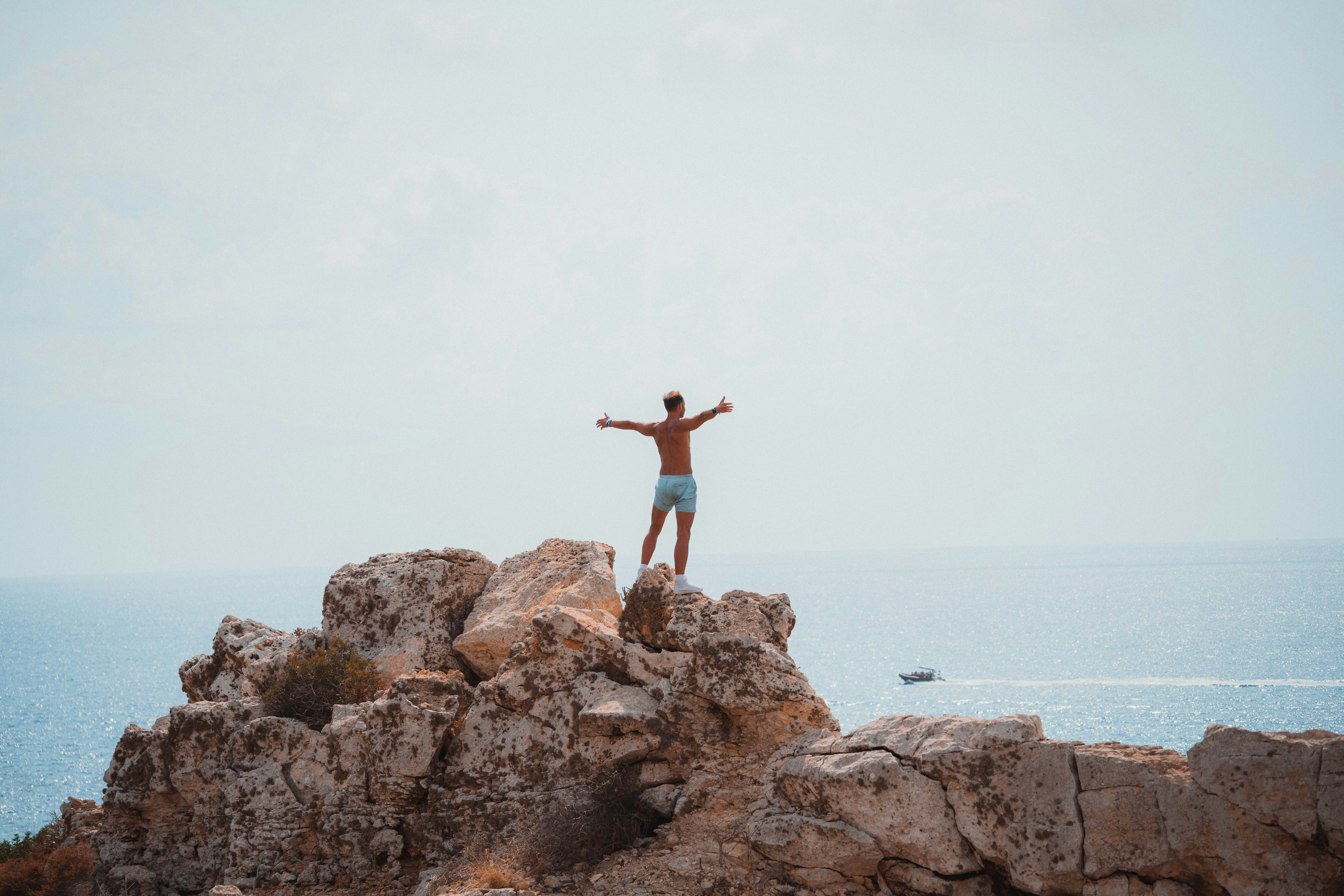 Embracing the Horizon: A Journey Beyond the Rocks