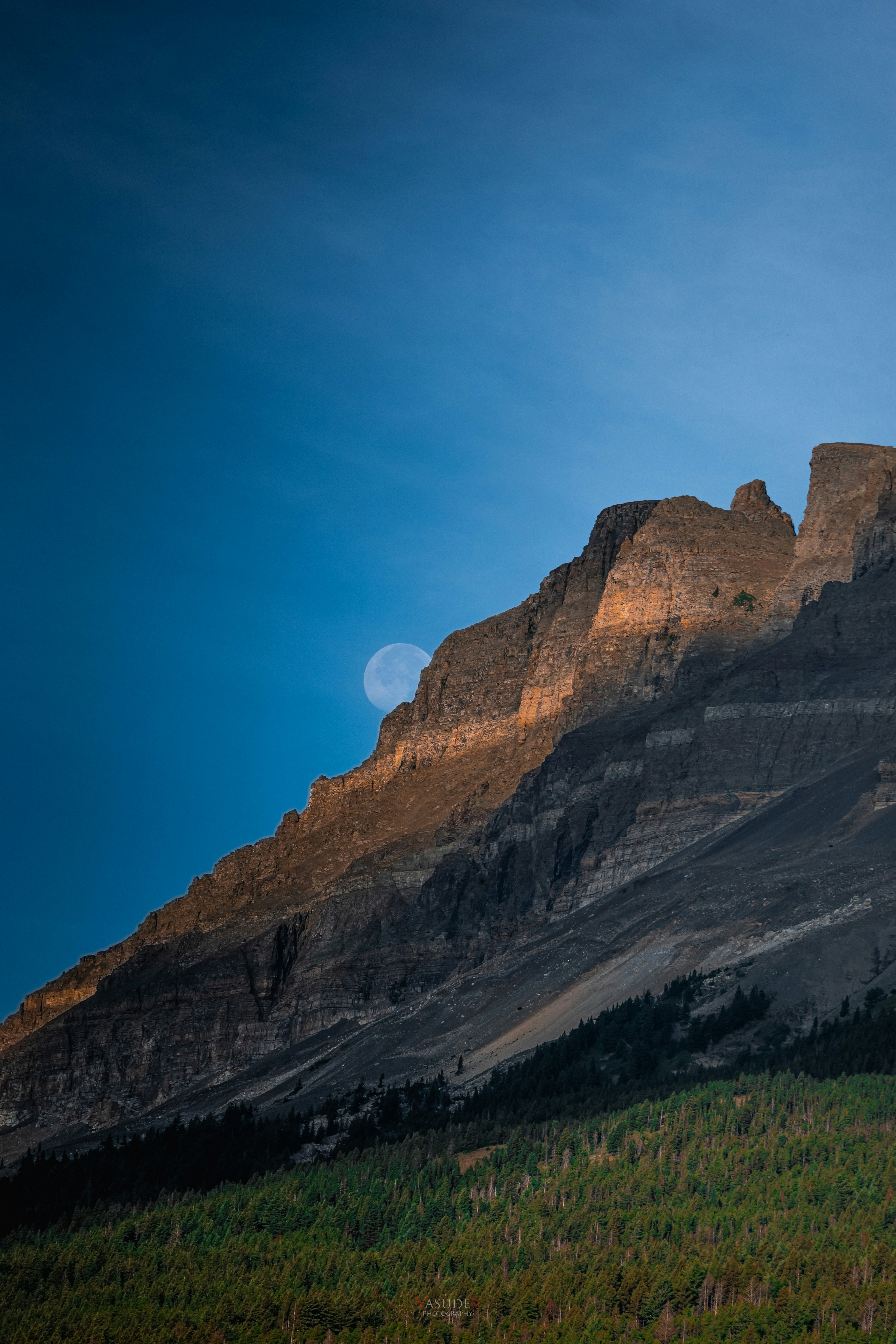 Whispers of the Moonlight on Rugged Peaks