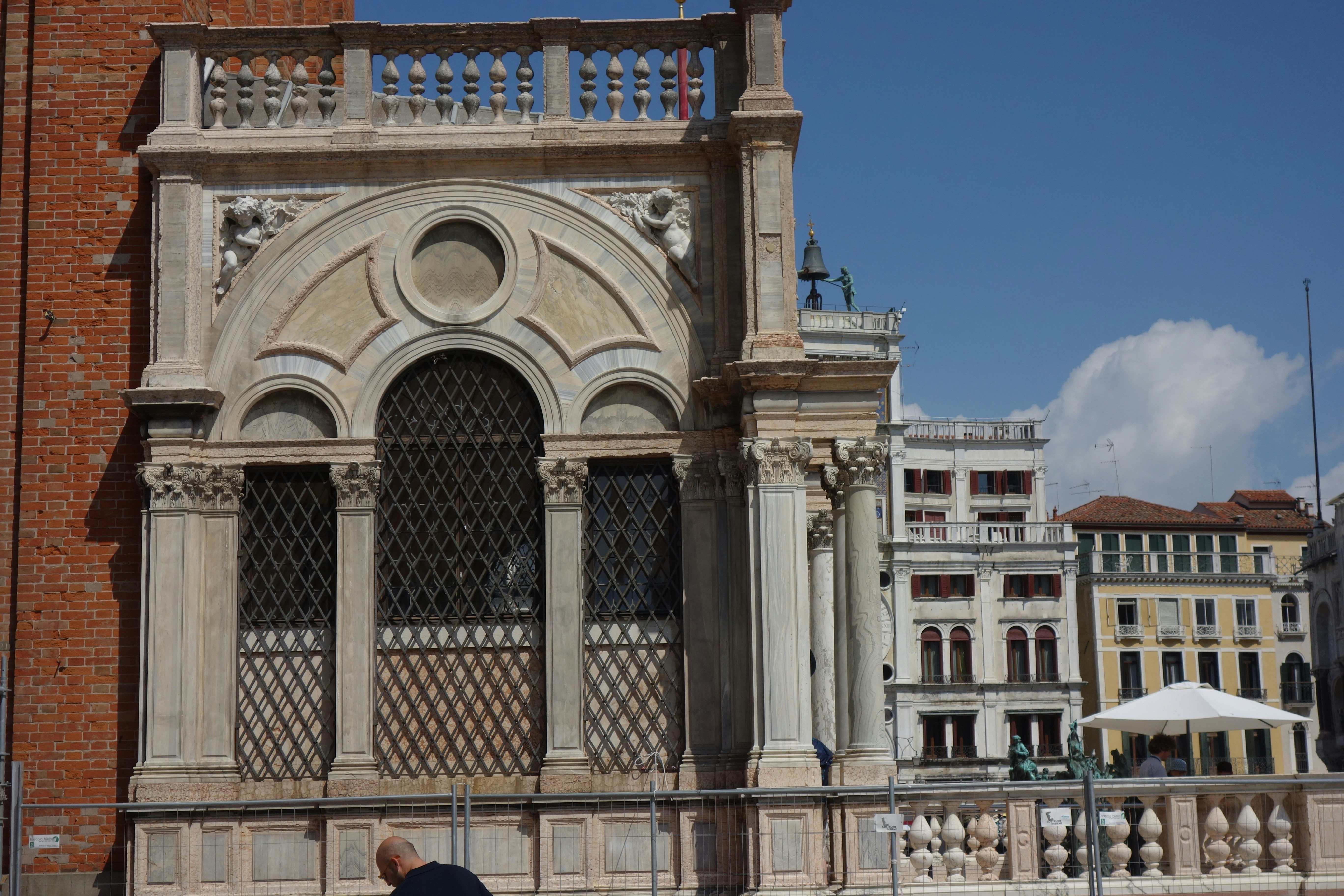 Architectural Elegance Amidst Urban Life