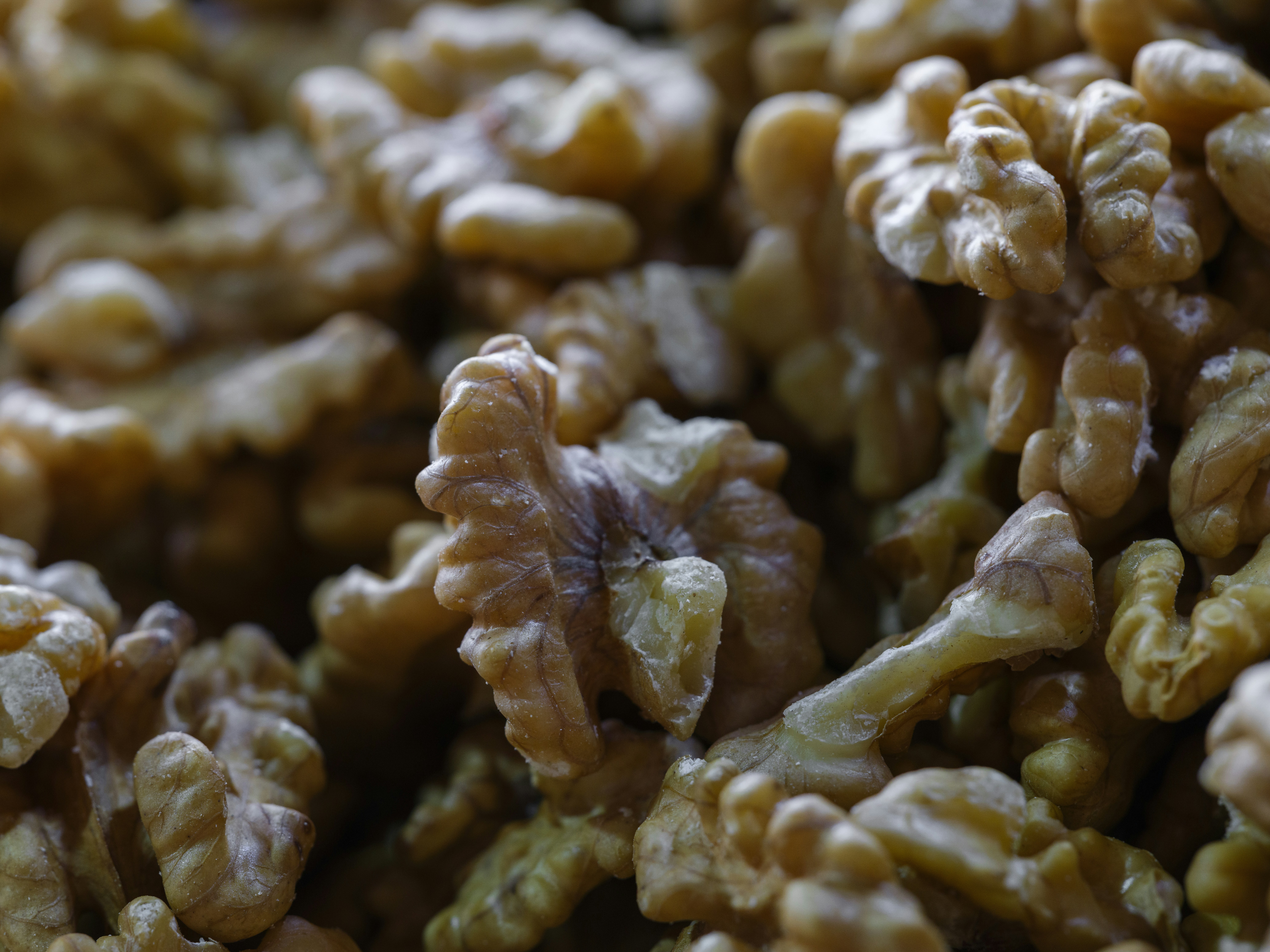 Nature's Crunch: A Close-Up on Walnut Whorls