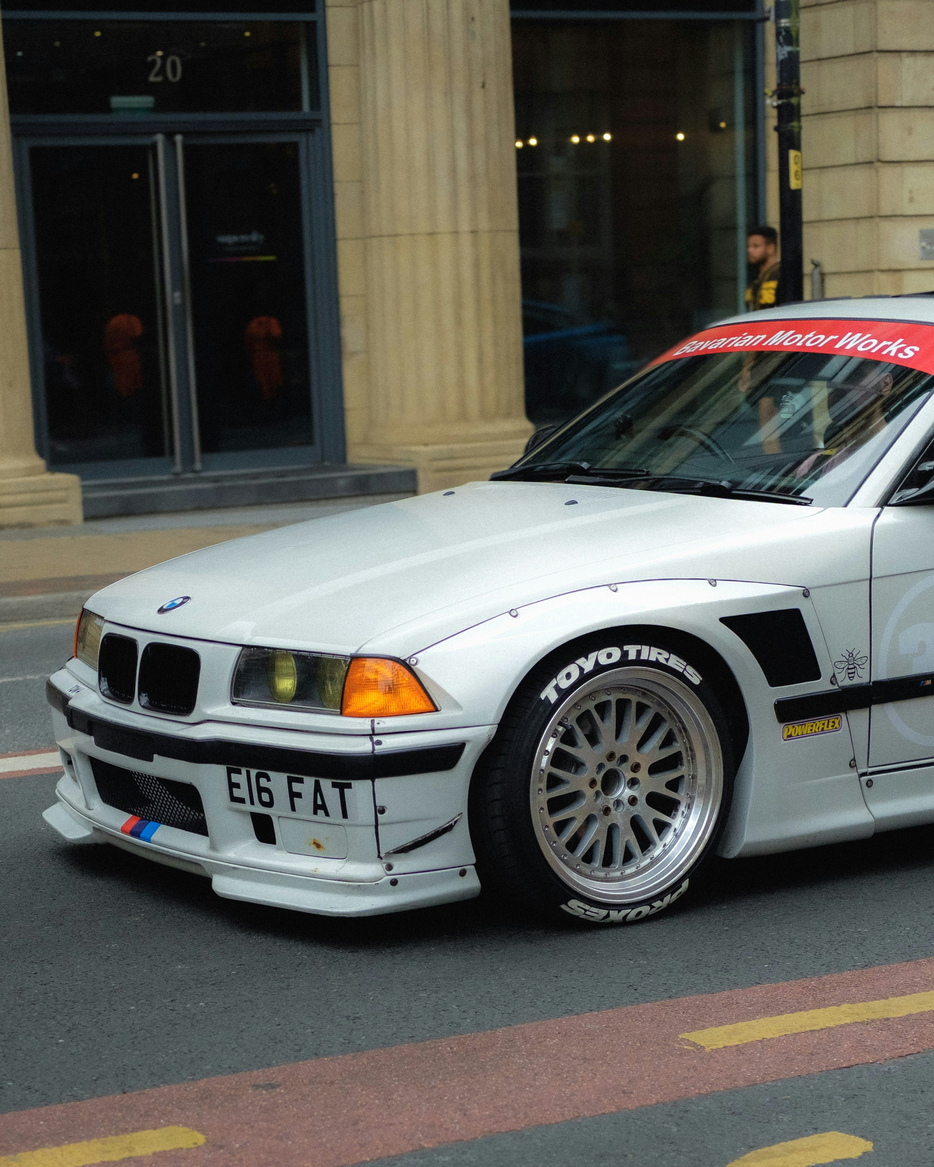 Urban Performance: The BMW E36 in Motion