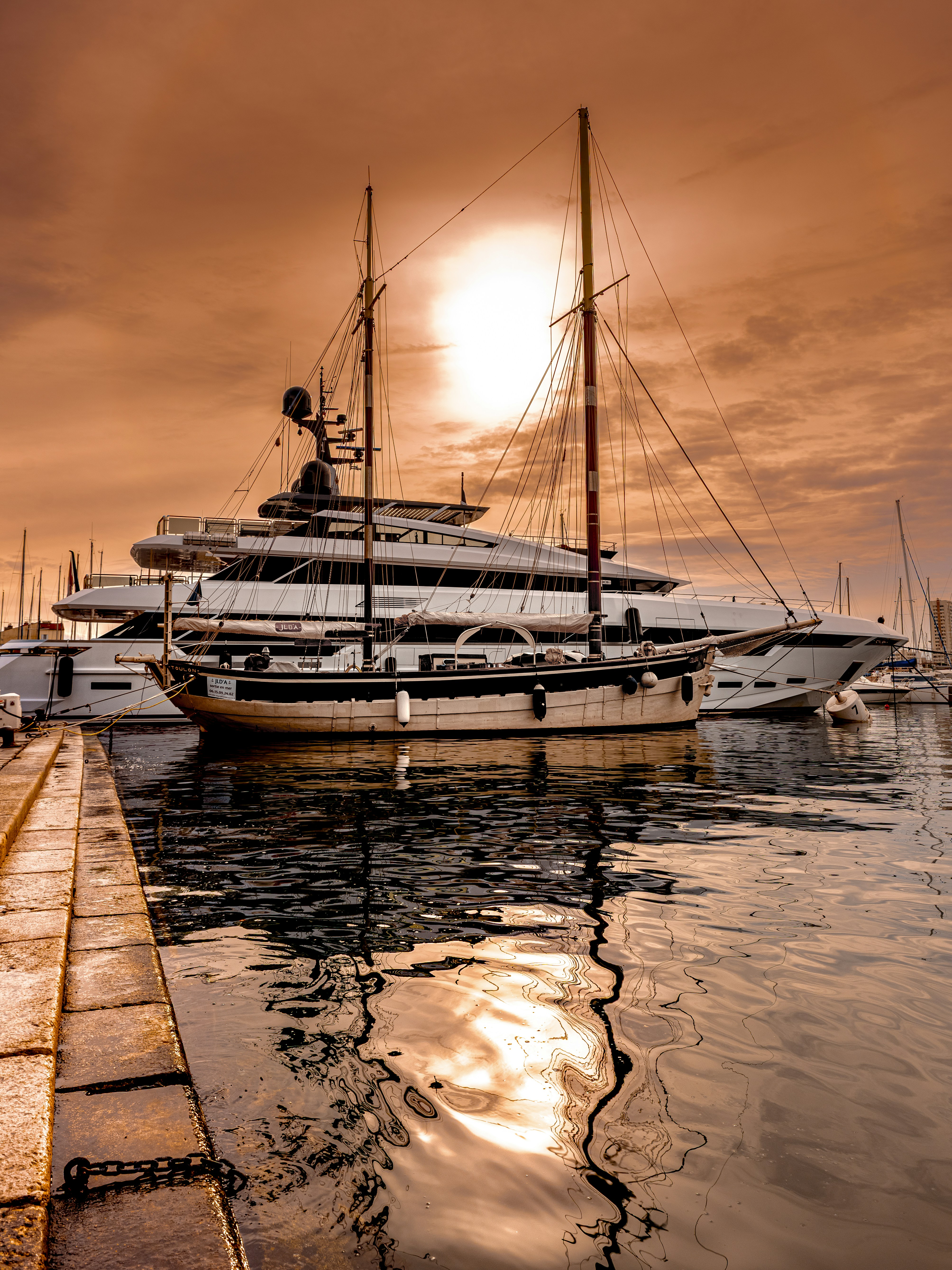 Maritime Elegance at Dusk