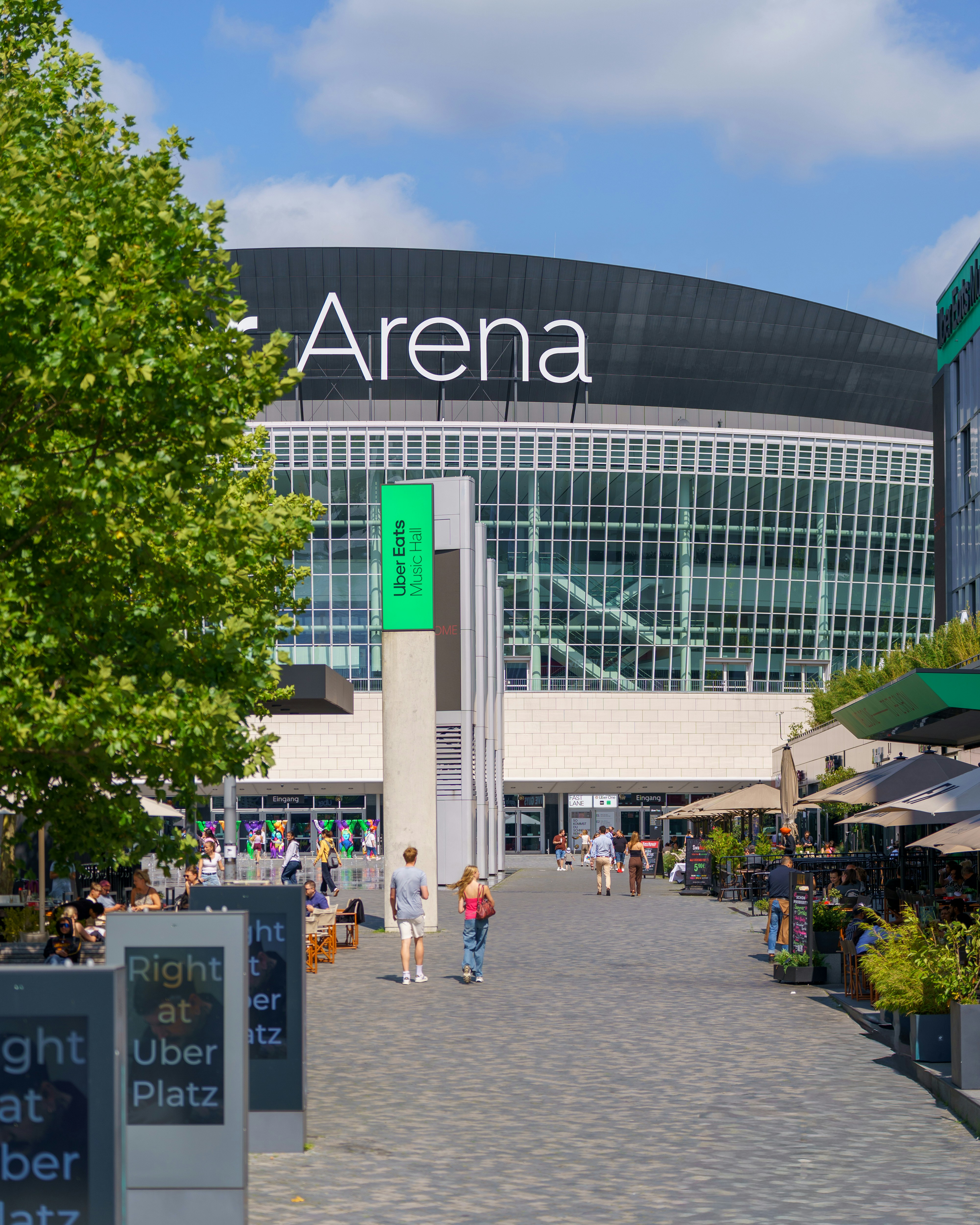 Urban Gateway: The Arena's Inviting Facade