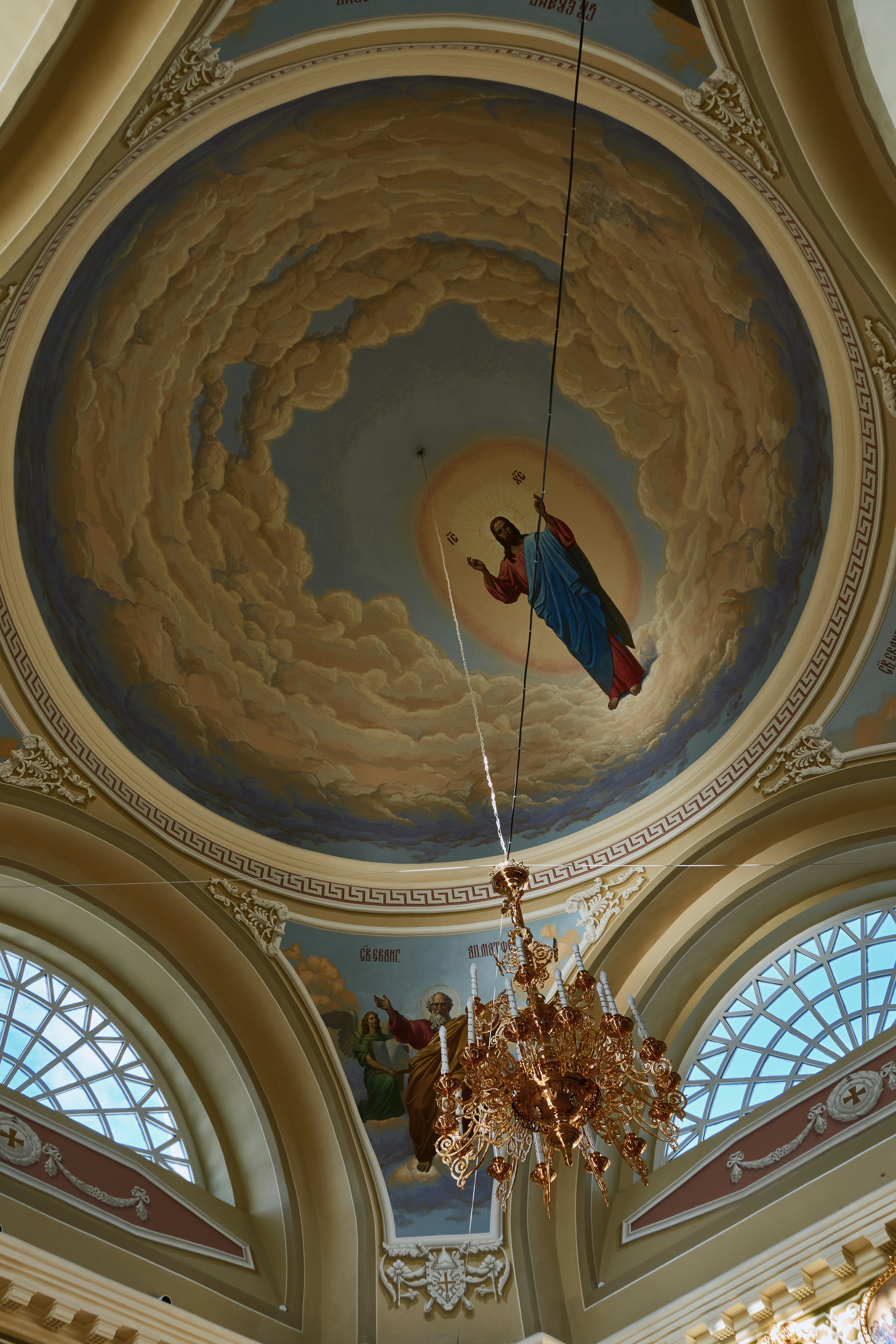 Heavenly Embrace: A Divine Ceiling