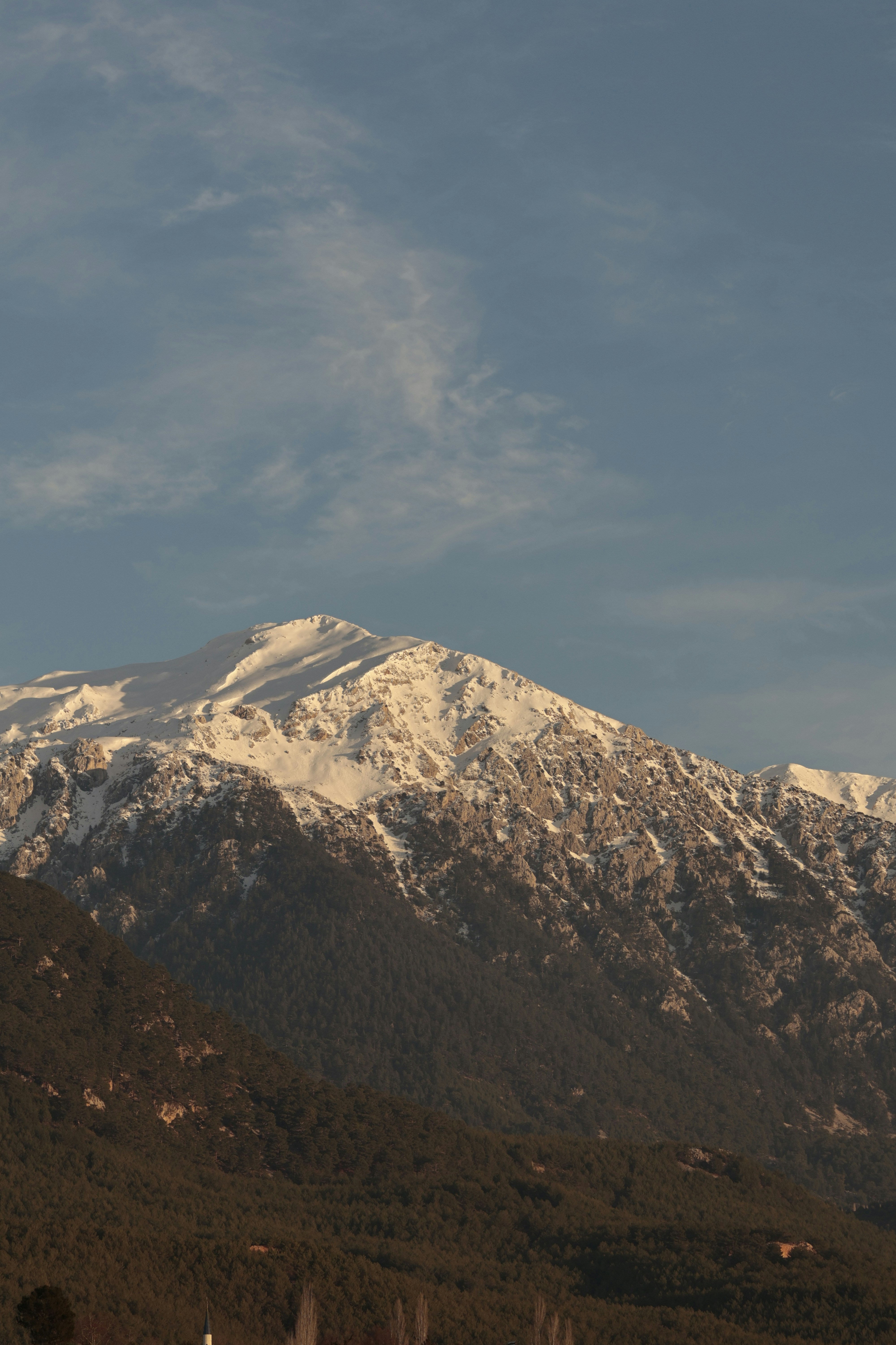 Majestic Peaks: A Winter's Embrace