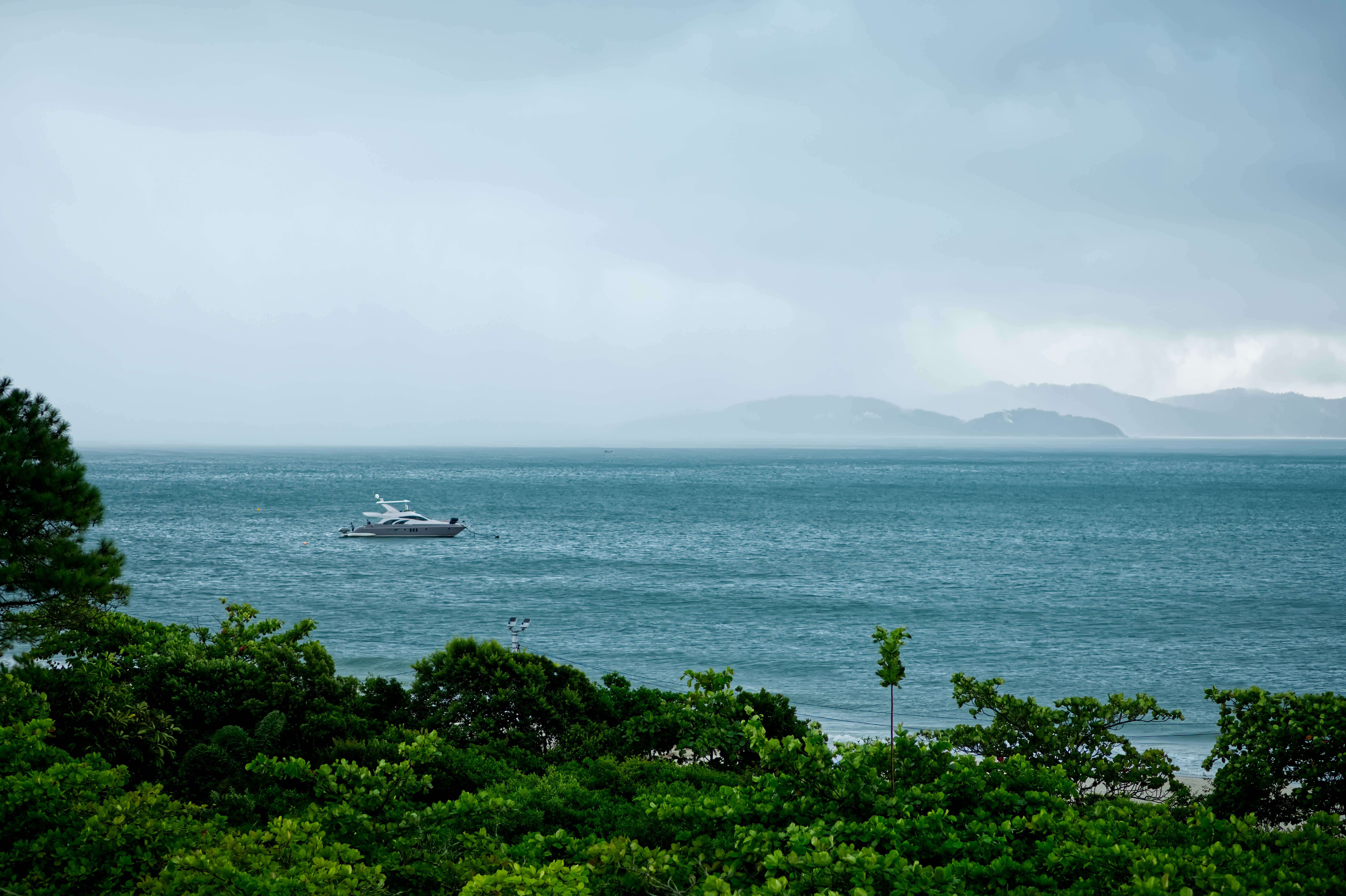 Serenity Amidst the Stormy Sea
