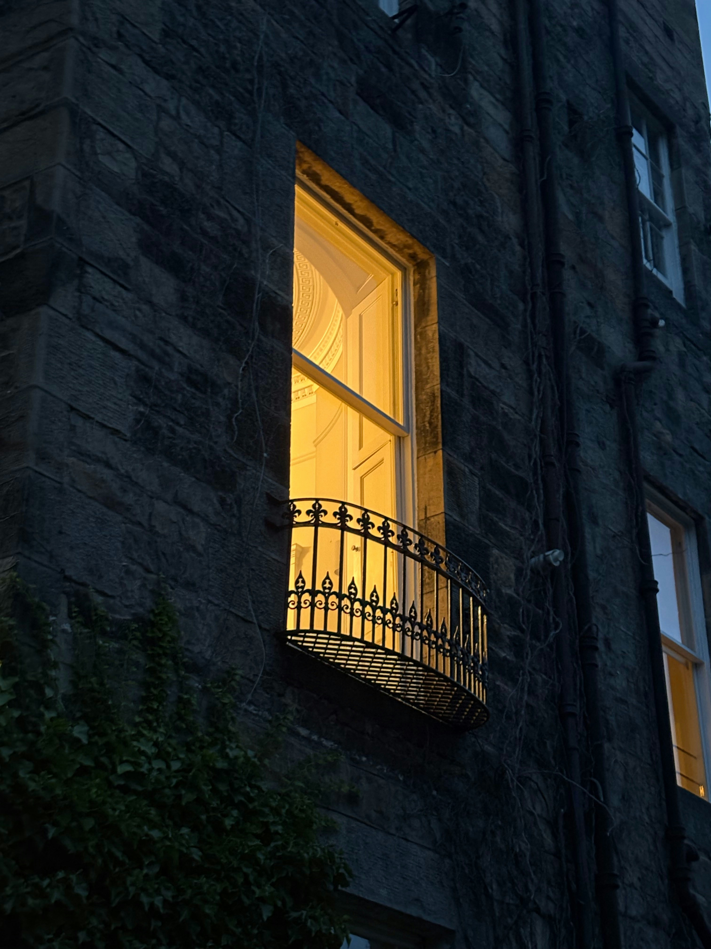 Illuminated Haven: A Glimpse into Domestic Serenity
