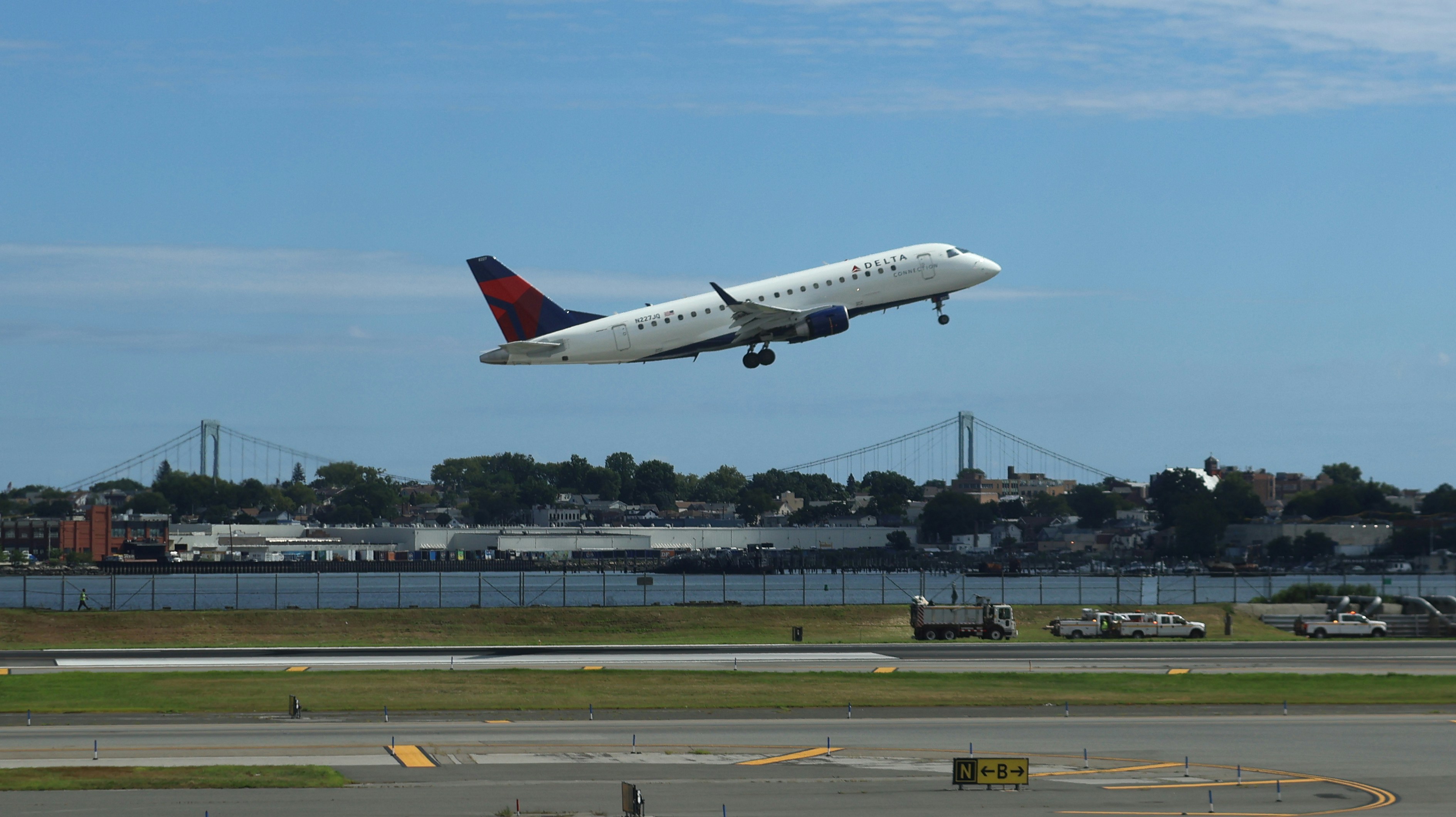 Ascending Journey: A Flight Against the Skyline