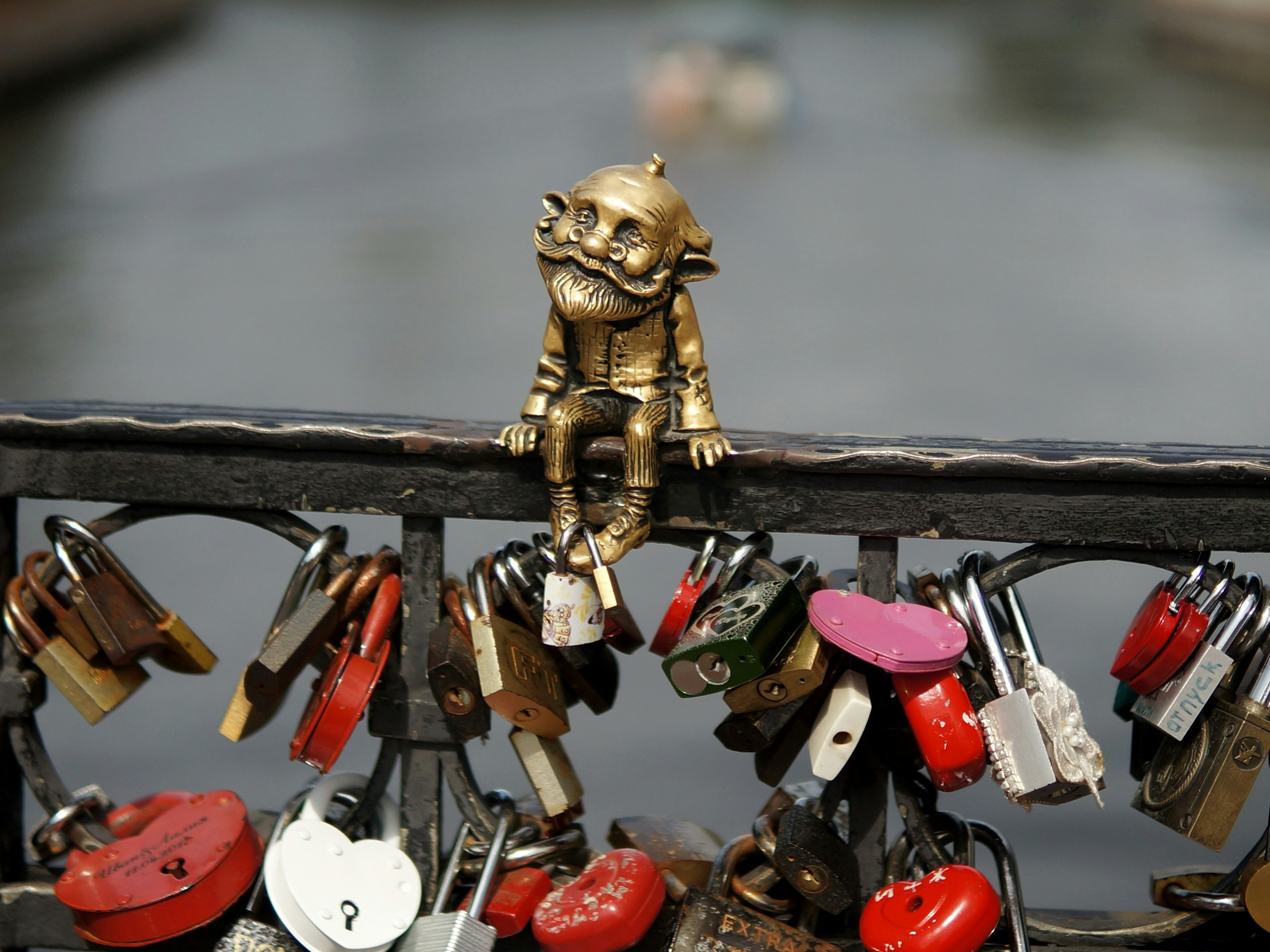 Whimsical Guardian of Love Locks