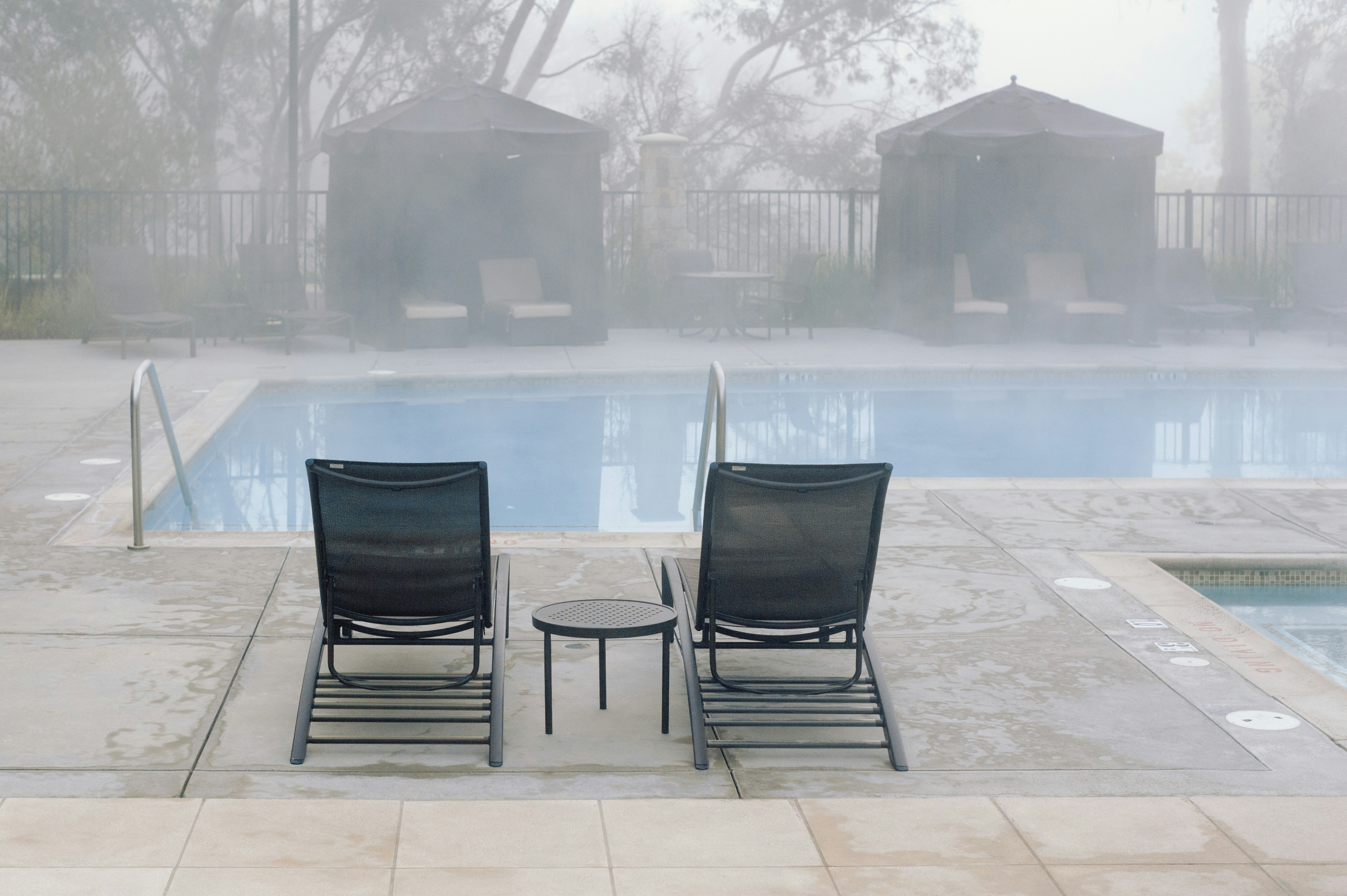 Serene Retreat Amidst the Mist