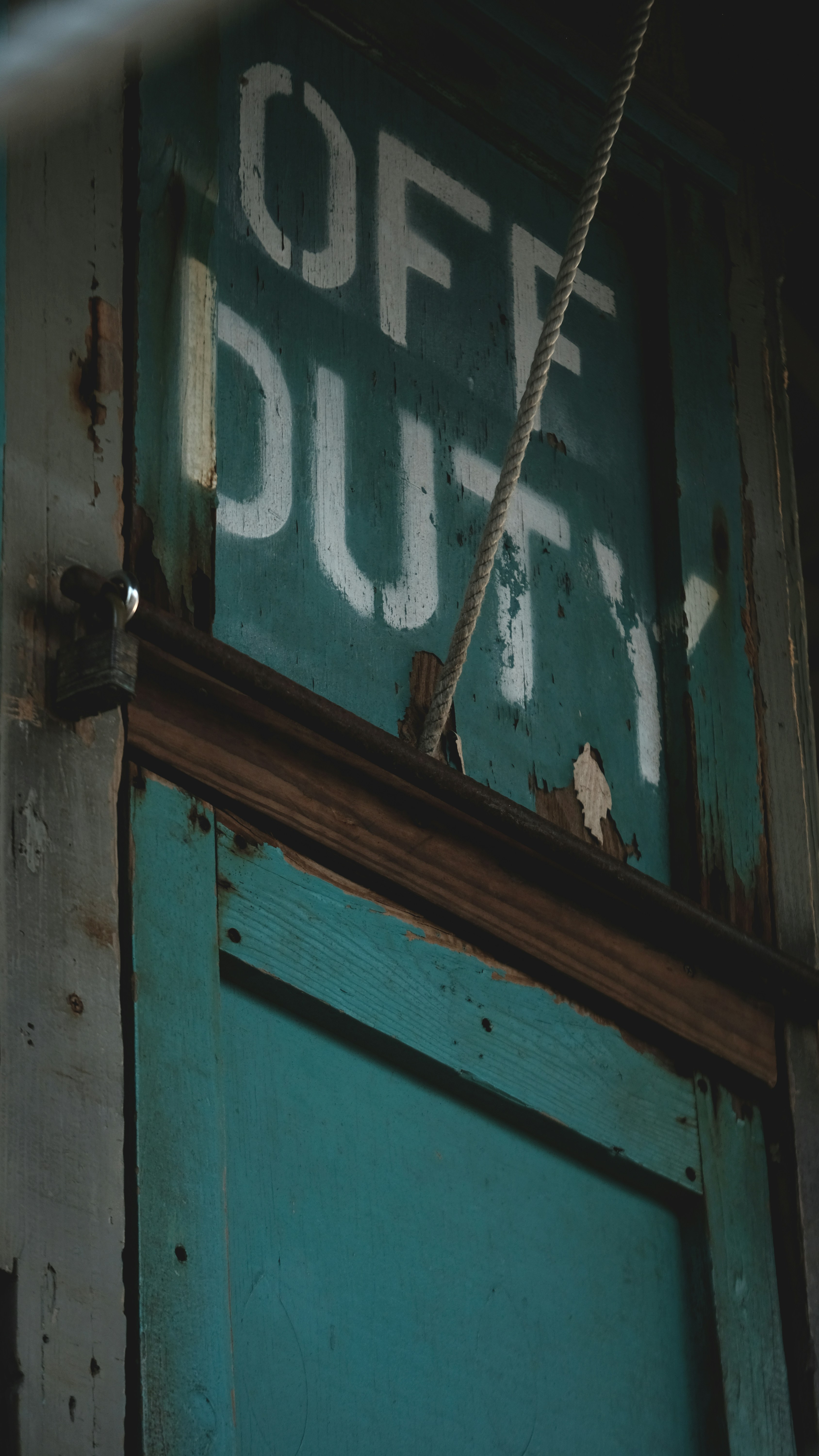 A Whisper of Respite: The Off Duty Sign