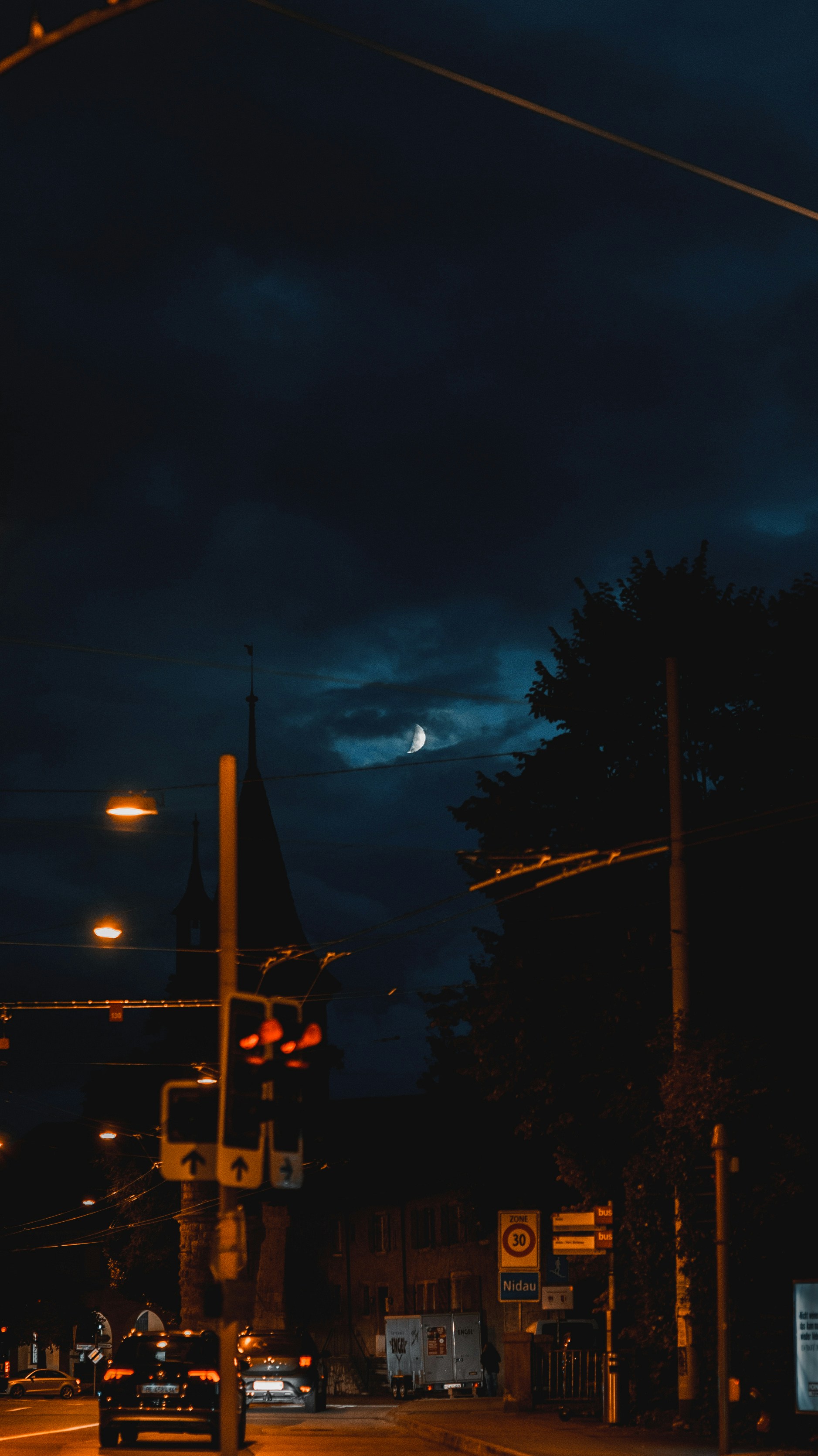 Whispers of Twilight: The Moon's Quiet Emergence