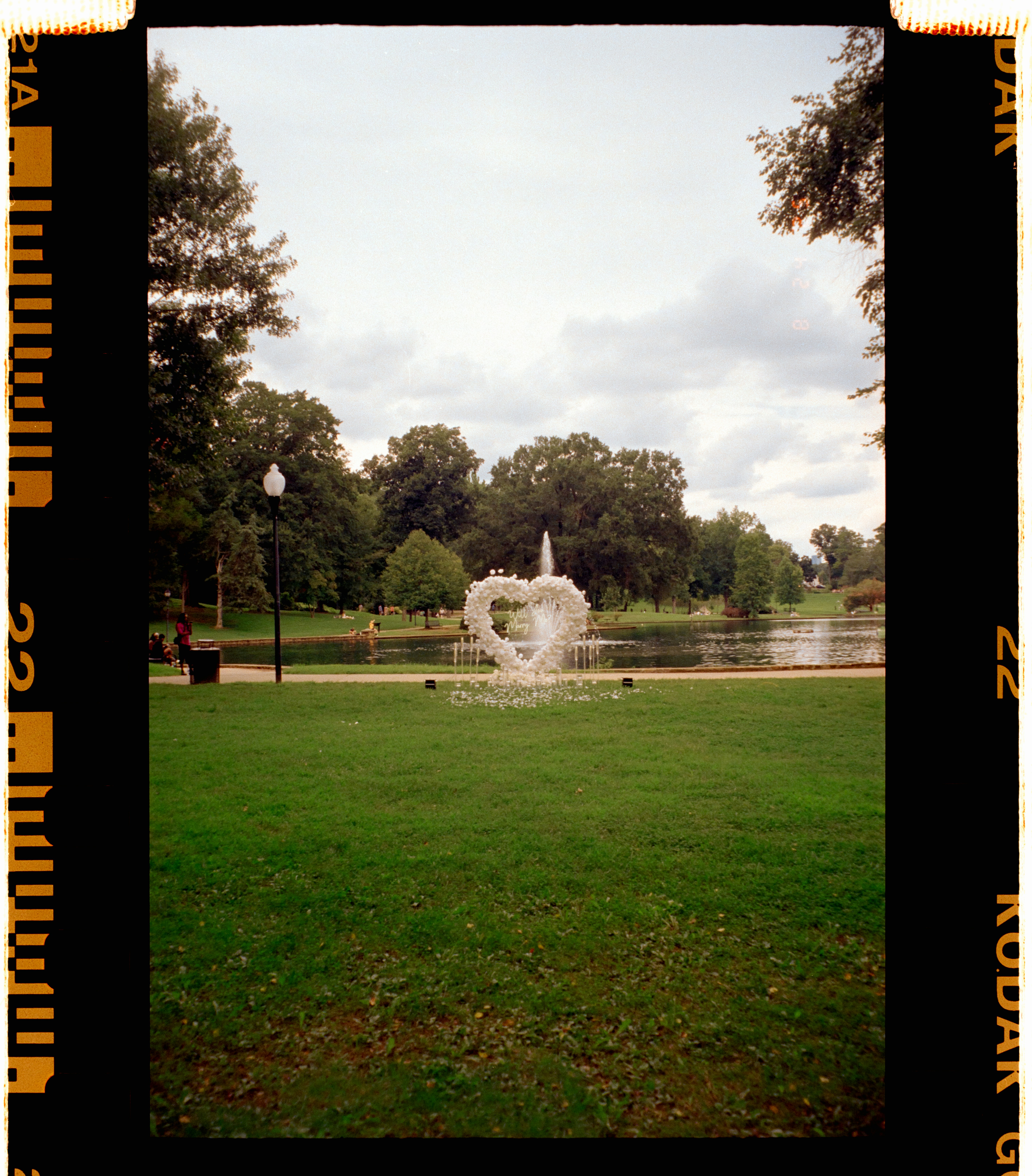 Whimsical Waters: A Heartfelt Fountain in the Park