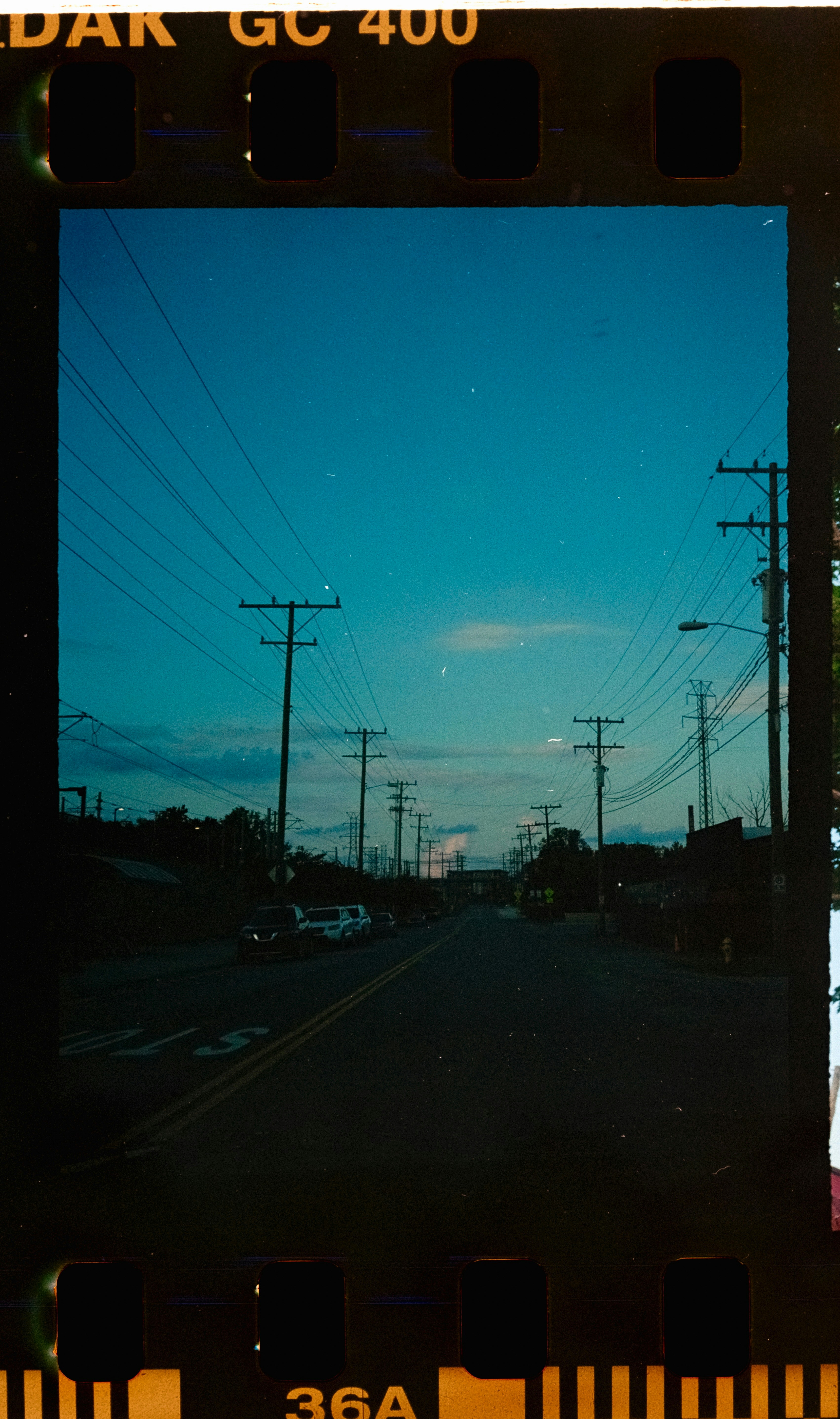 Twilight's Embrace Over Urban Streets