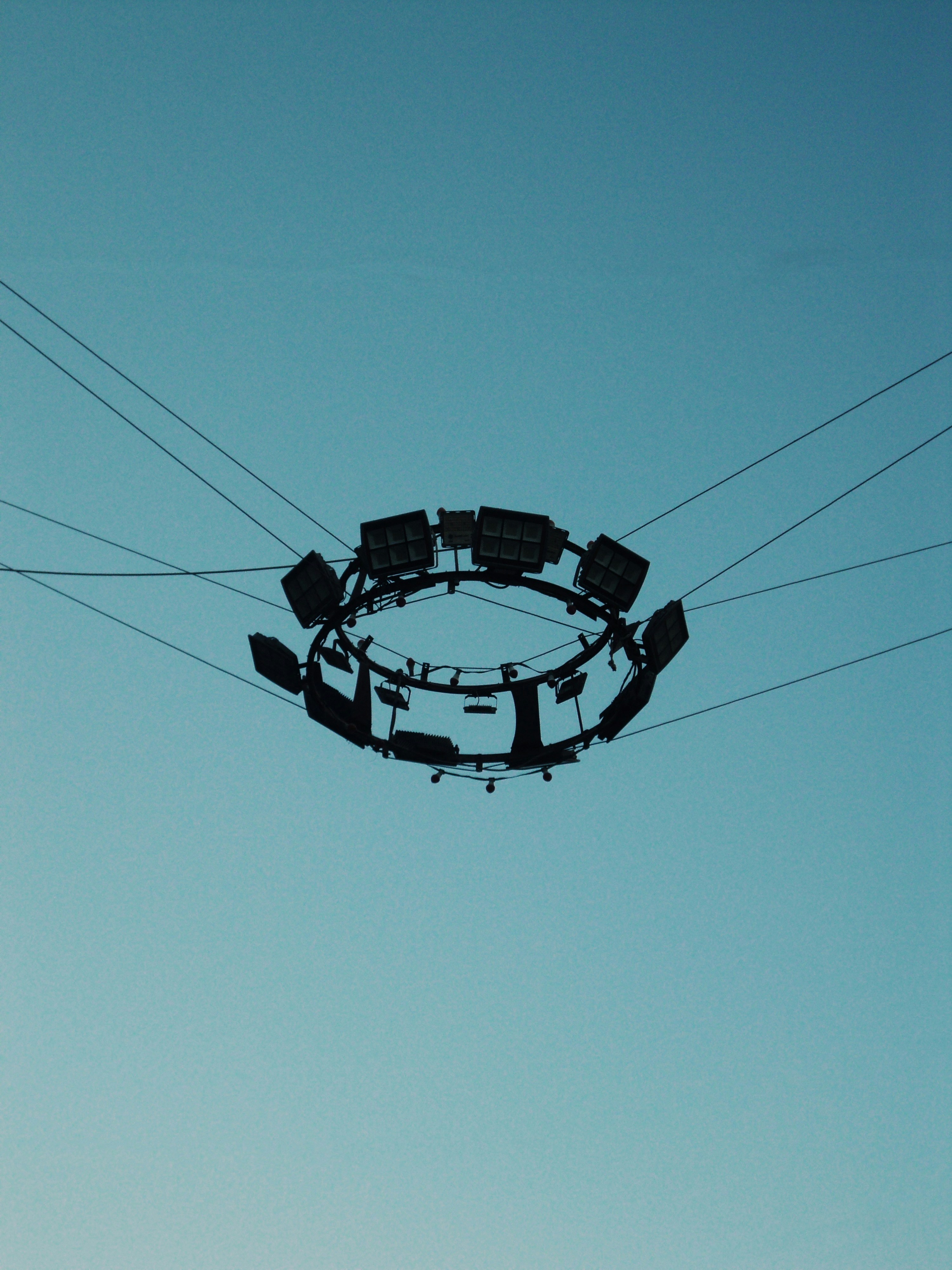 Illuminated Halo: A Dance of Light and Sky