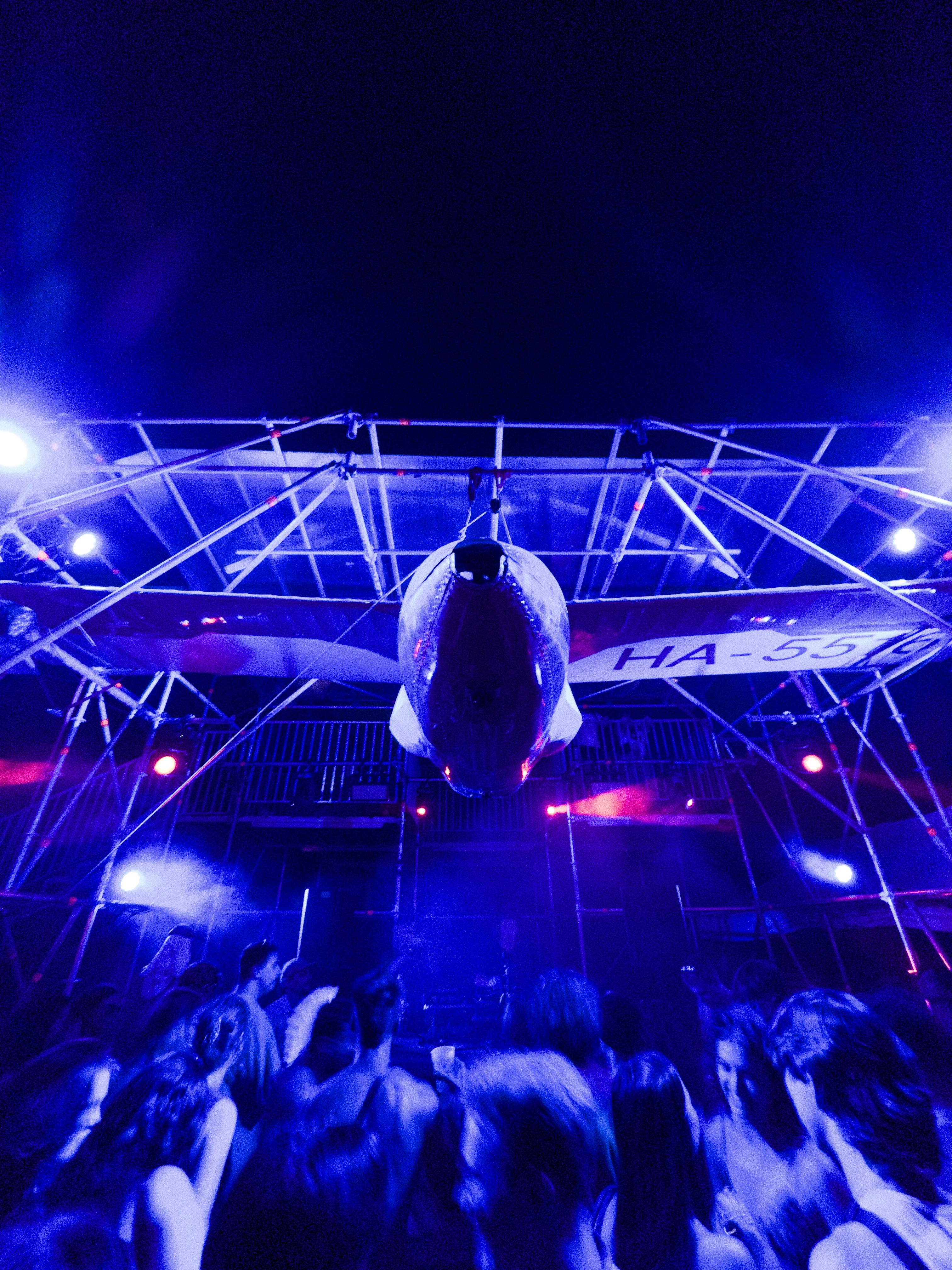 Under the Neon Skies: A Night of Rhythm and Flight