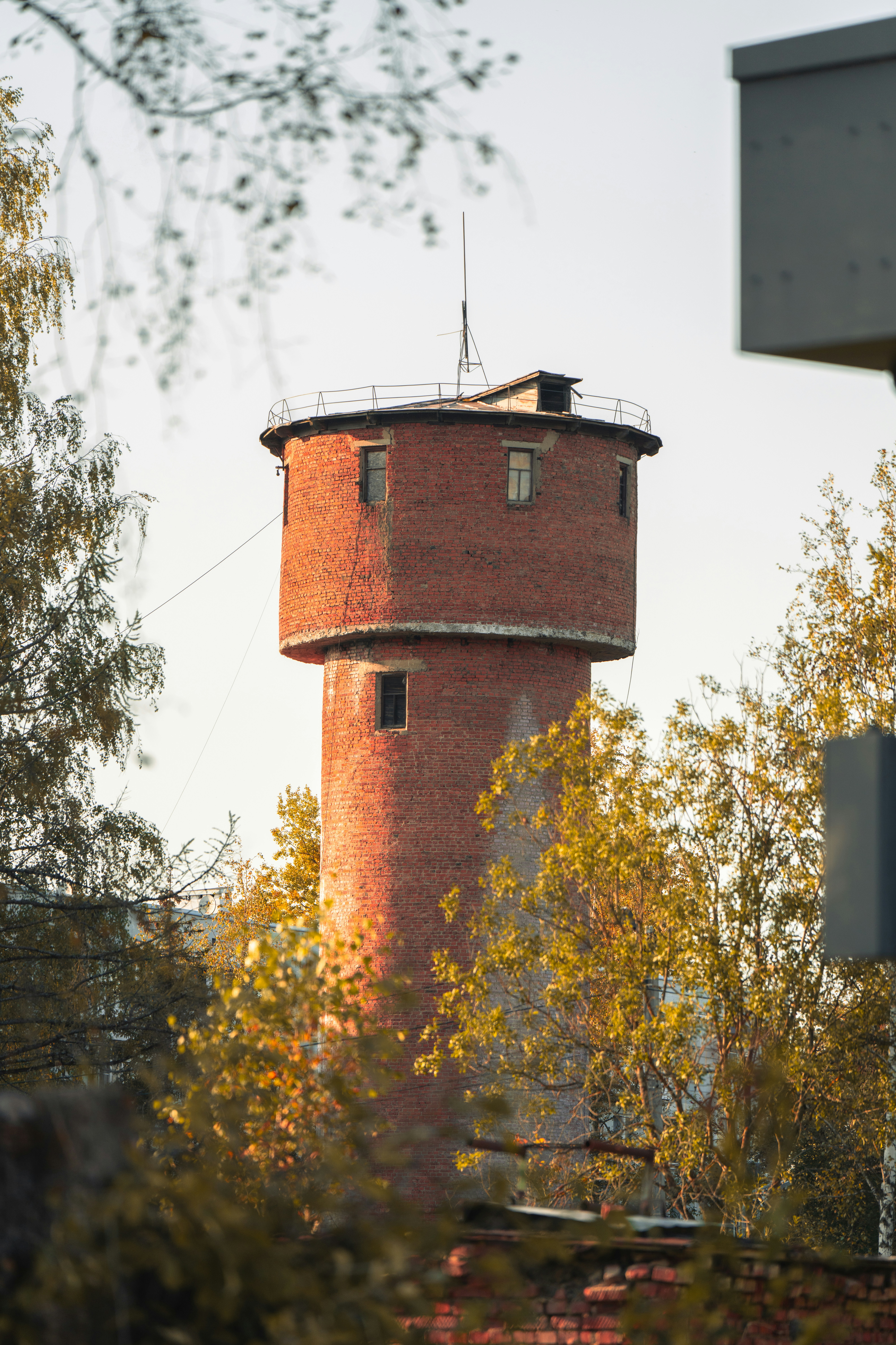 Rustic Sentinel: The Towering Waterworks