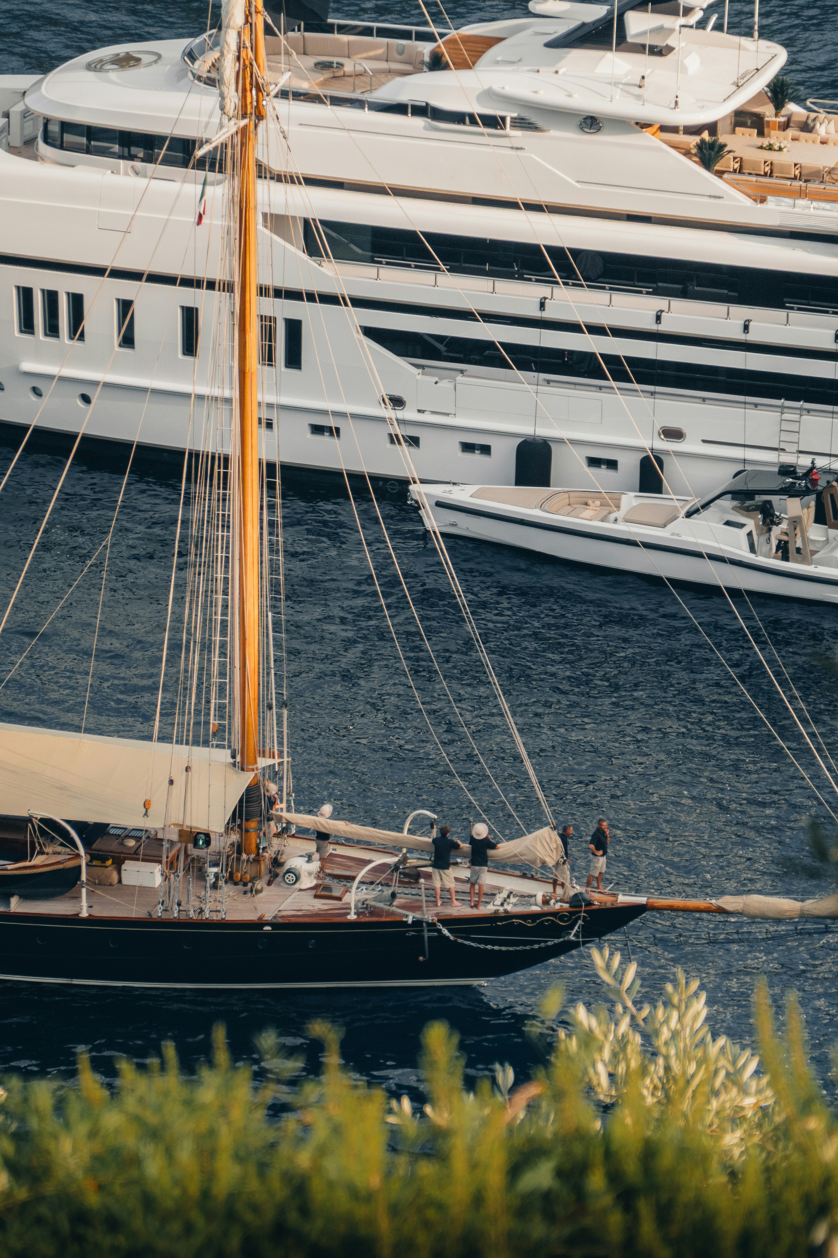 A Nautical Dance: The Elegance of Sail and Sea