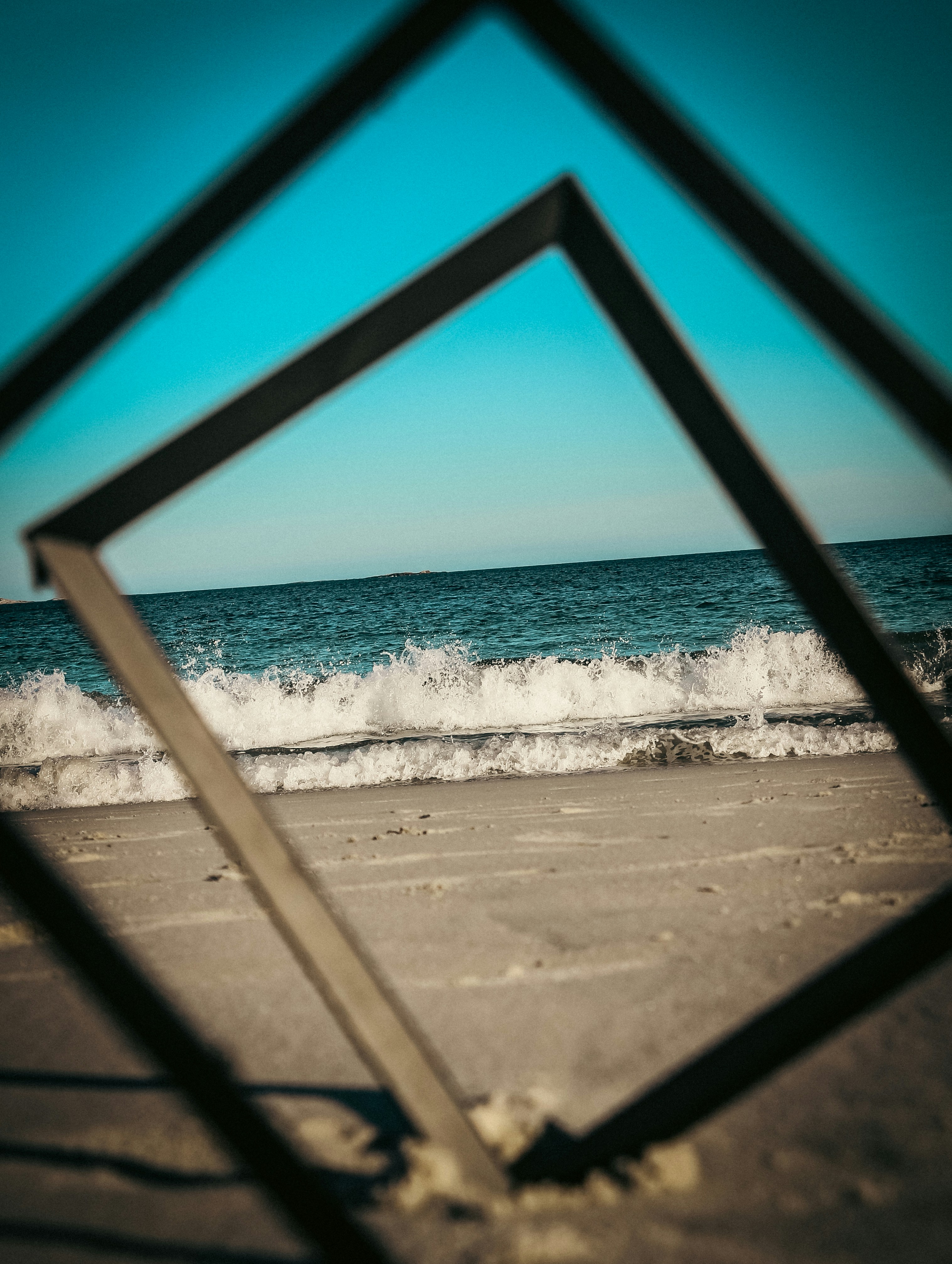 Framed Serenity: A Coastal Perspective