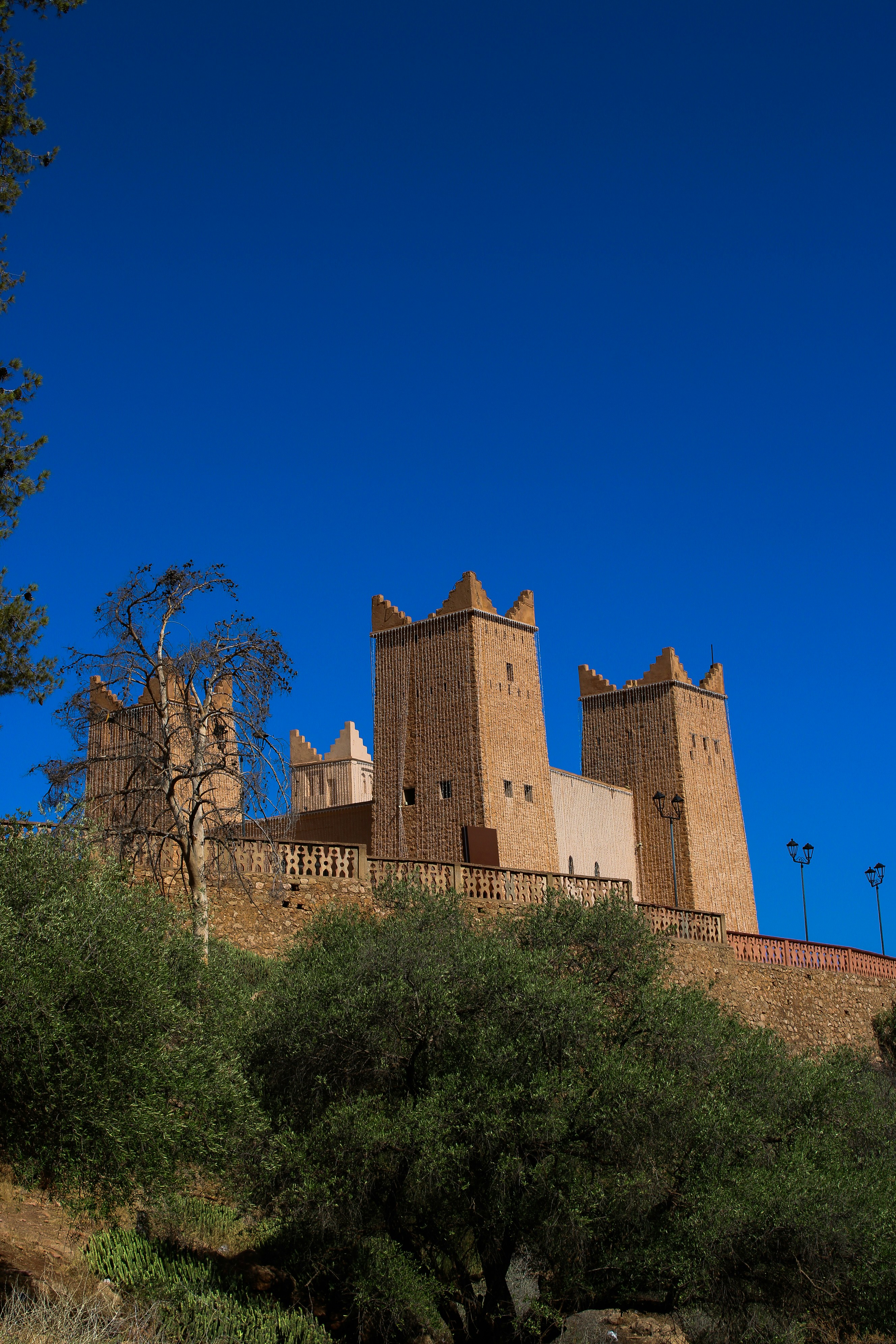 Fortified Heritage Against a Clear Sky