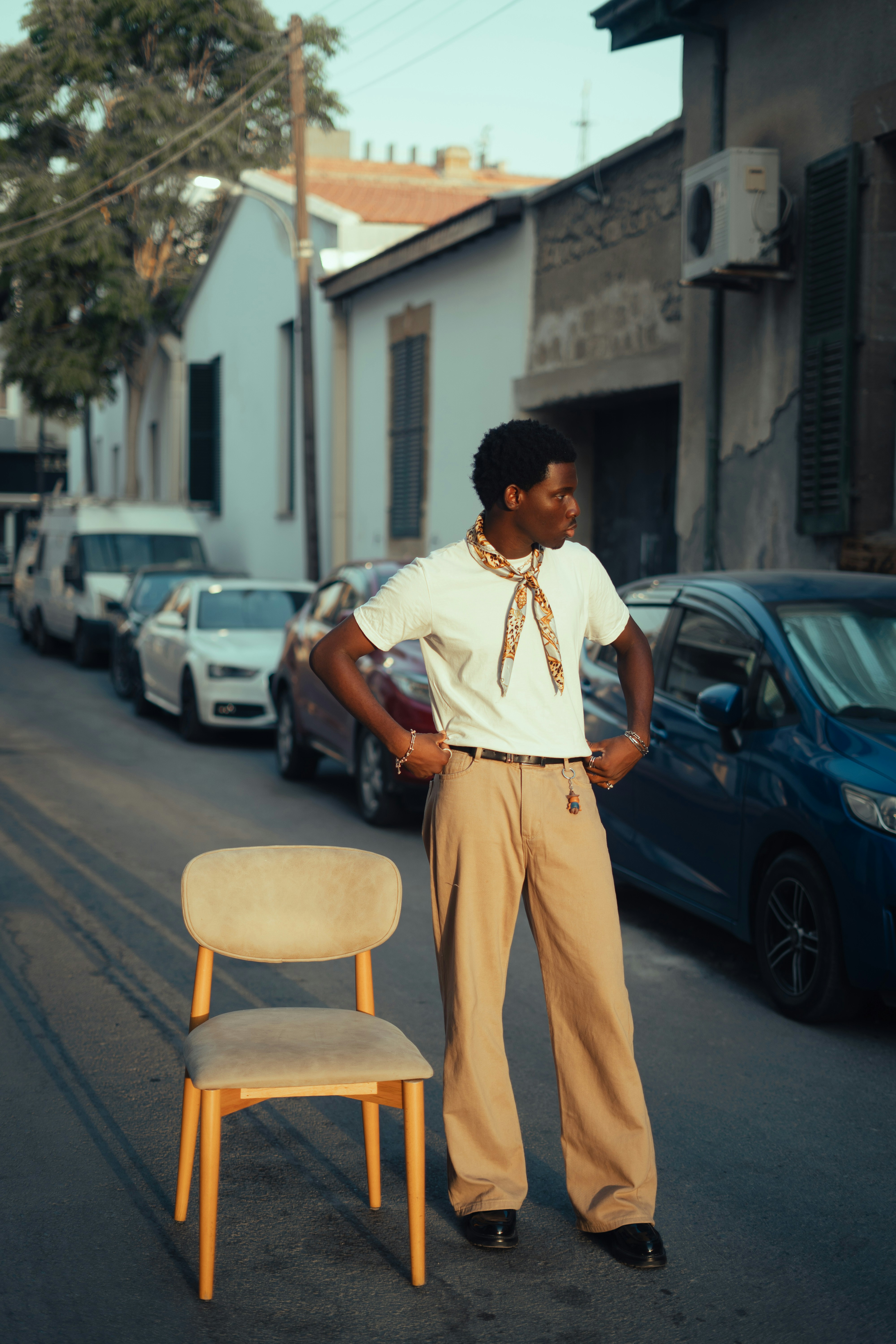 Urban Elegance: A Moment of Reflection