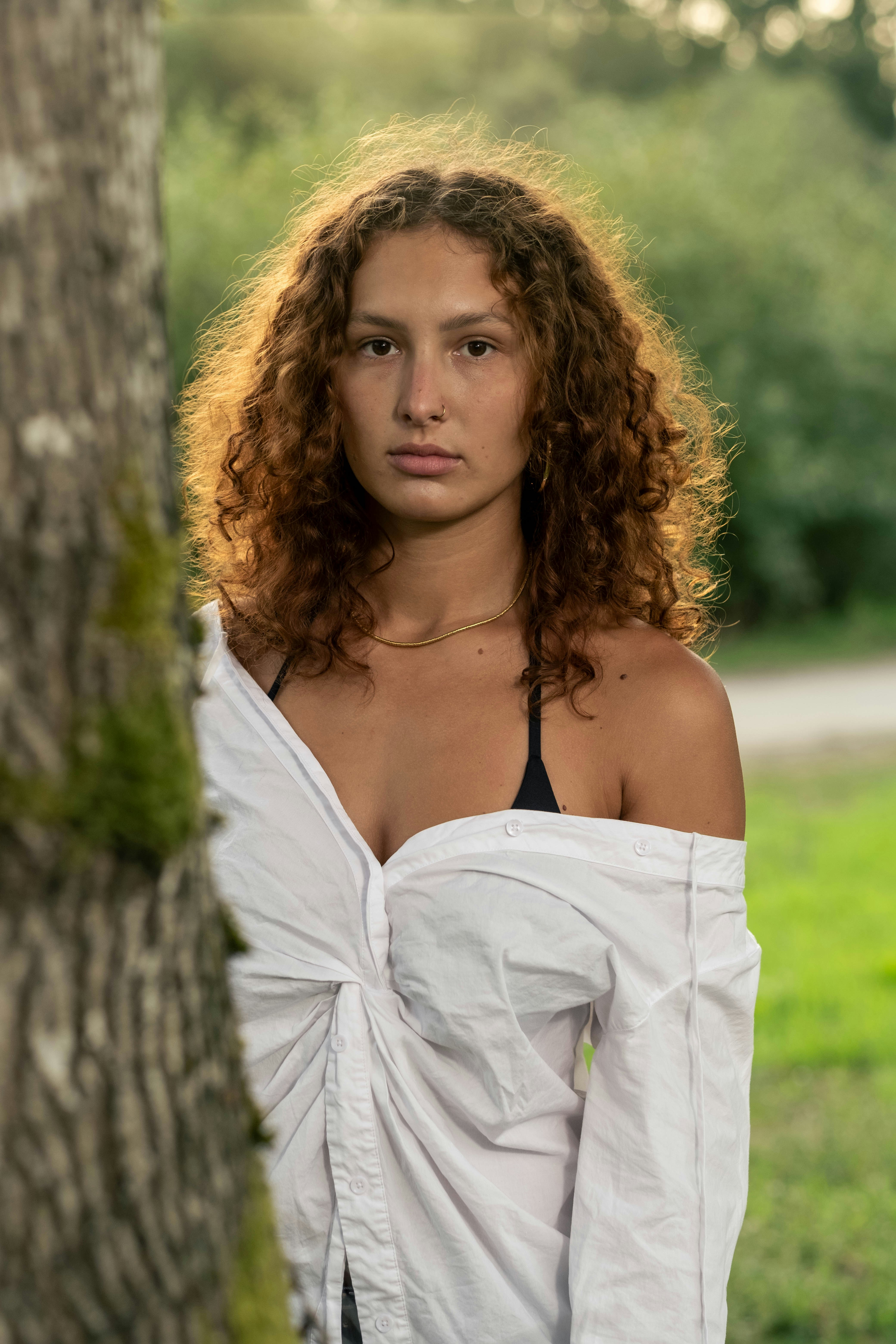 Whispers of Nature: A Portrait Amidst the Trees