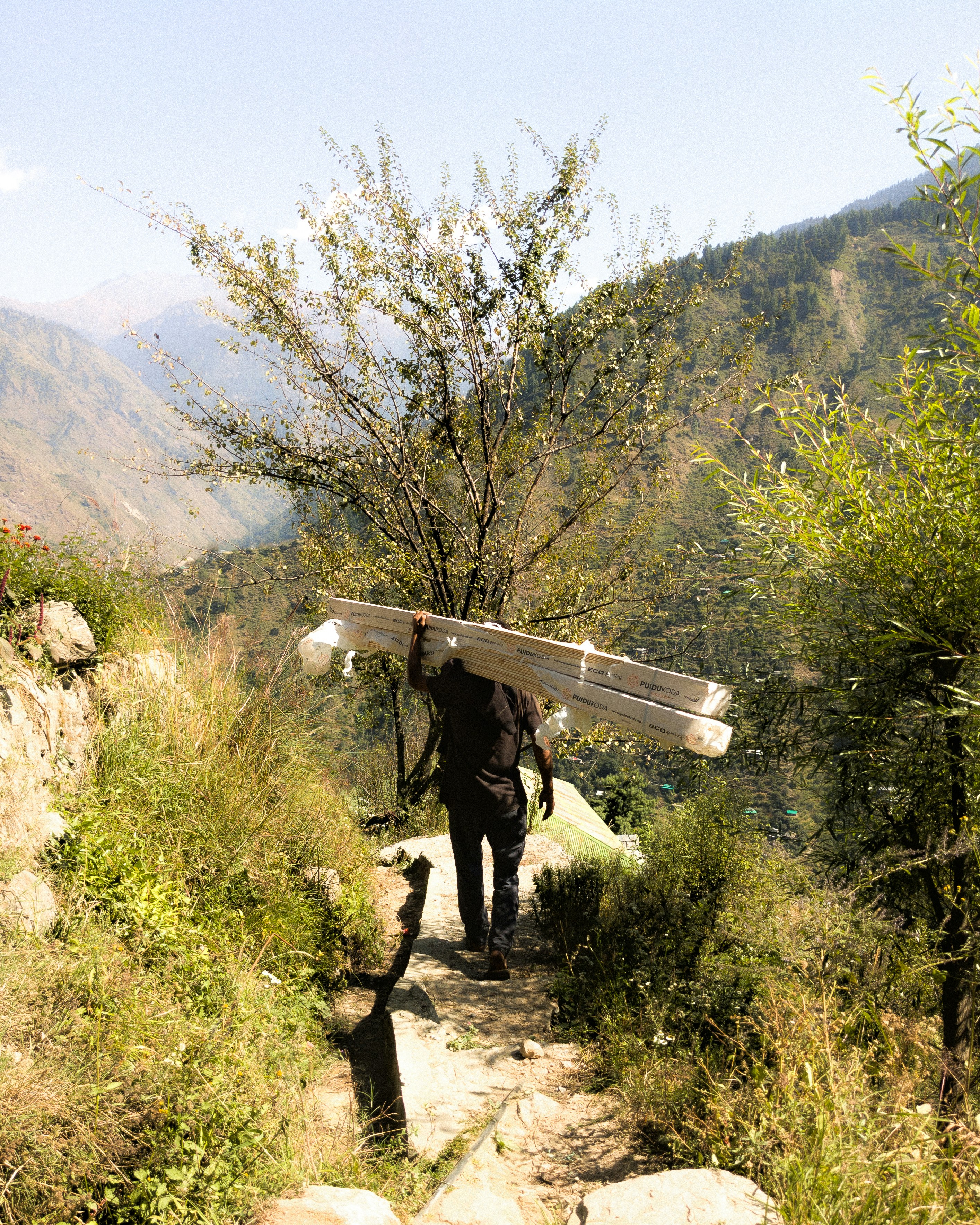 Journey Through the Hills: A Laborer's Path