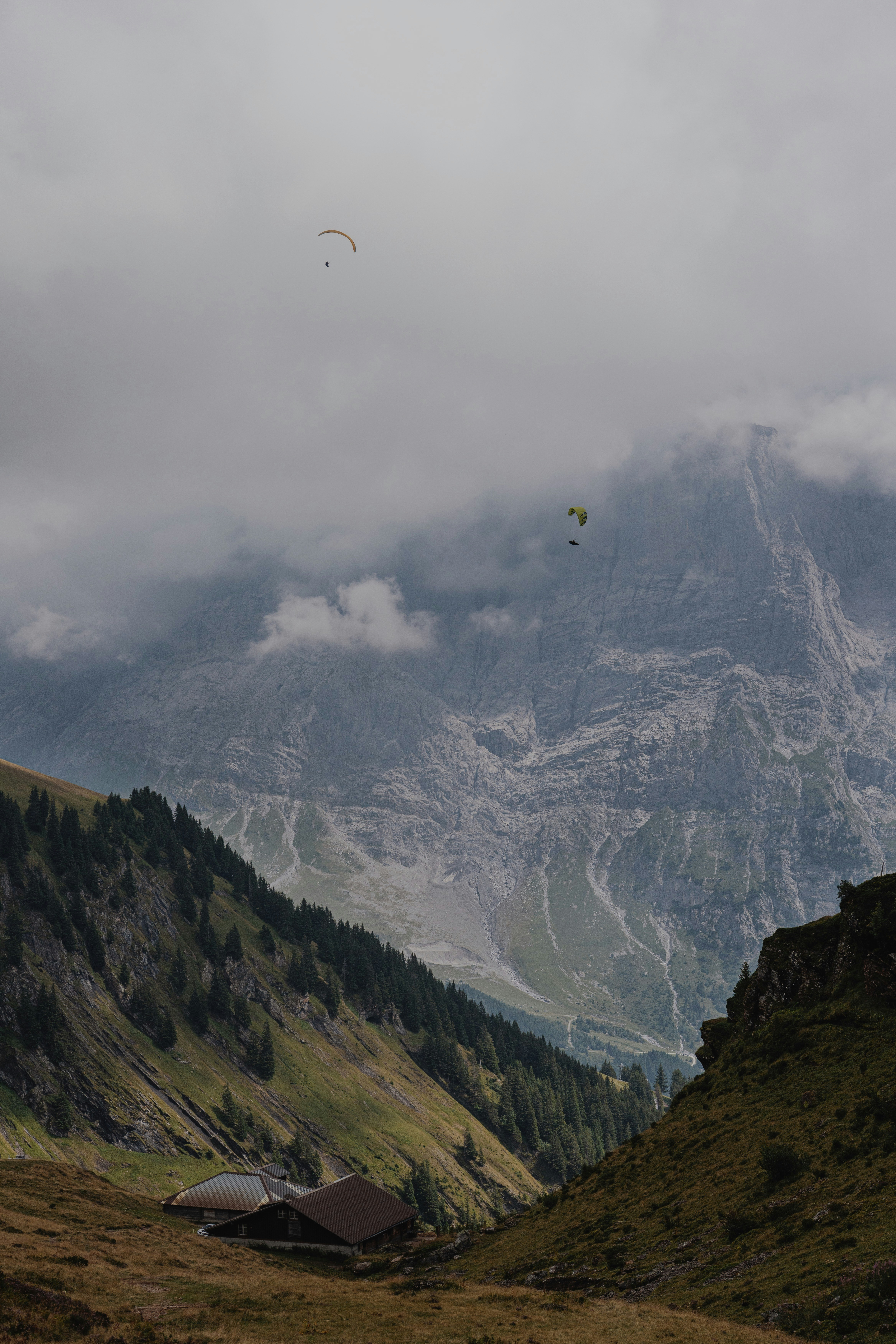Soaring Spirits Above Alpine Valleys