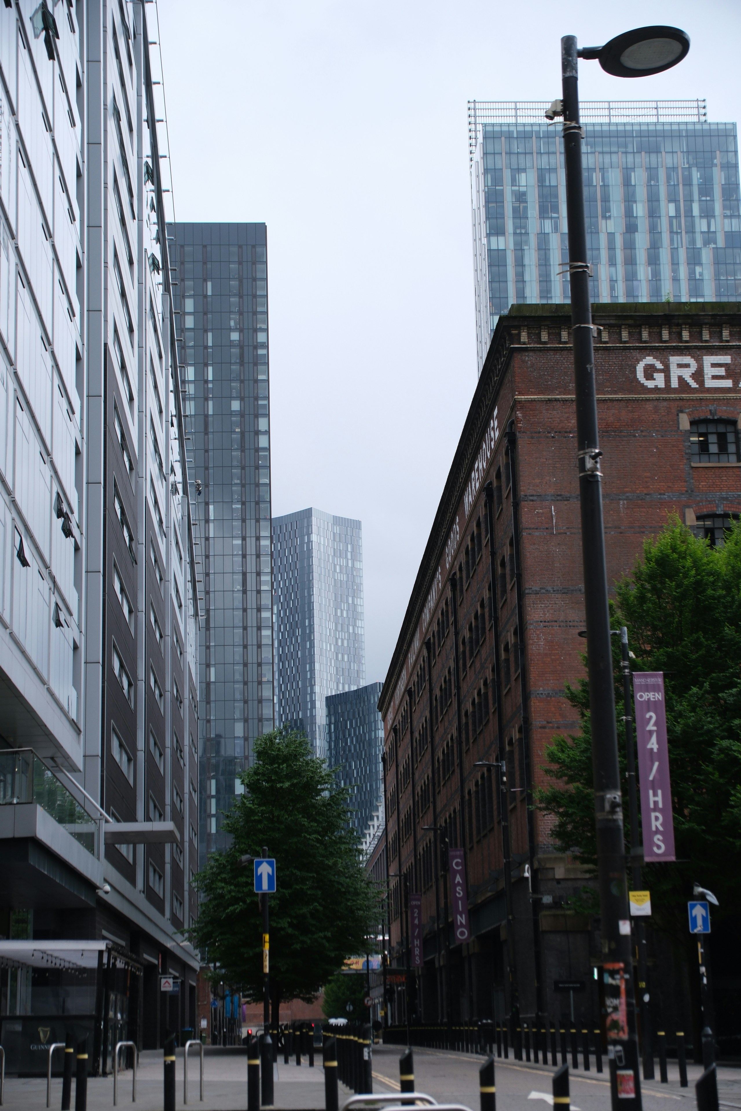 Urban Contrast: Where Modernity Meets Heritage