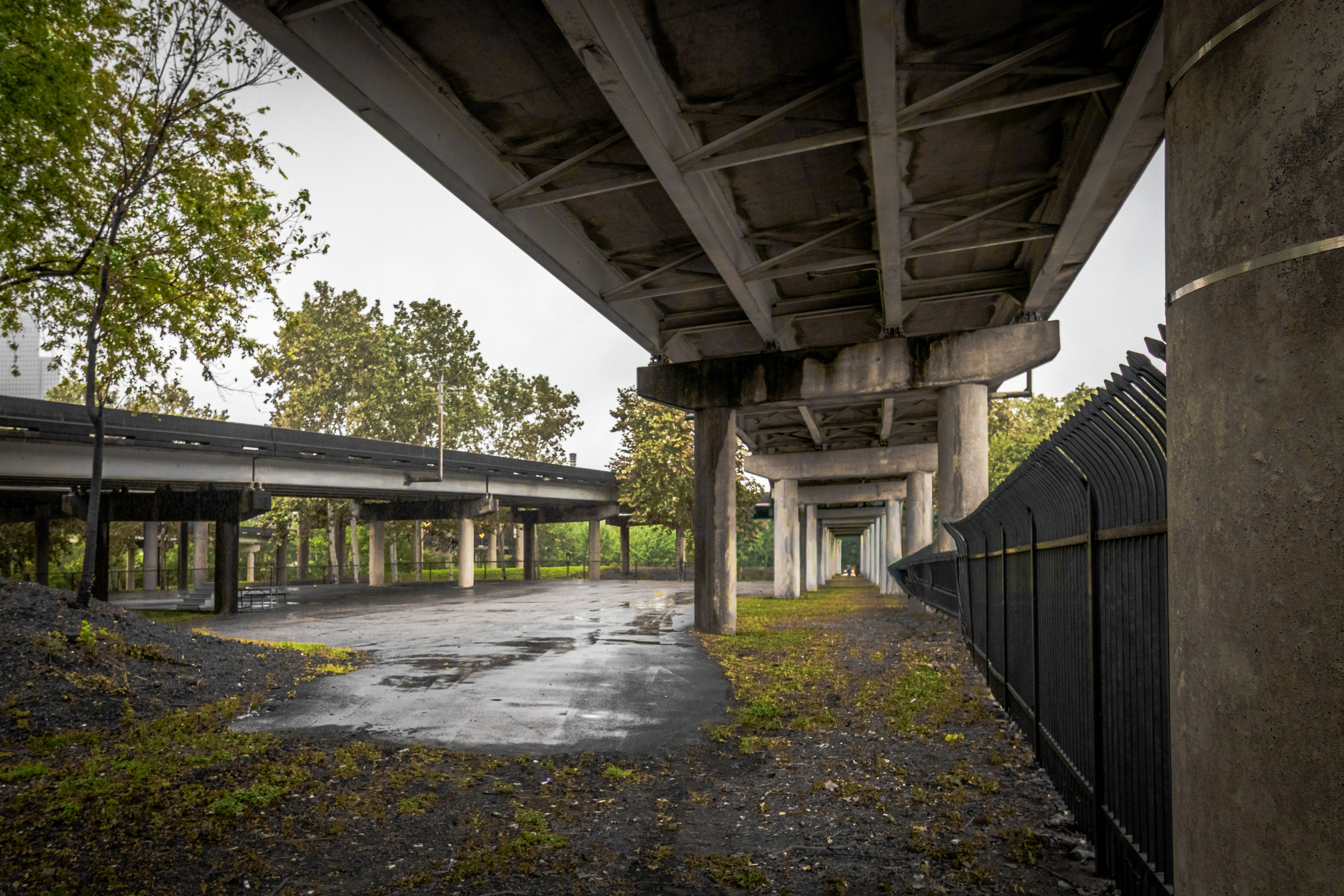 Urban Underpass: A Reflection of Solitude