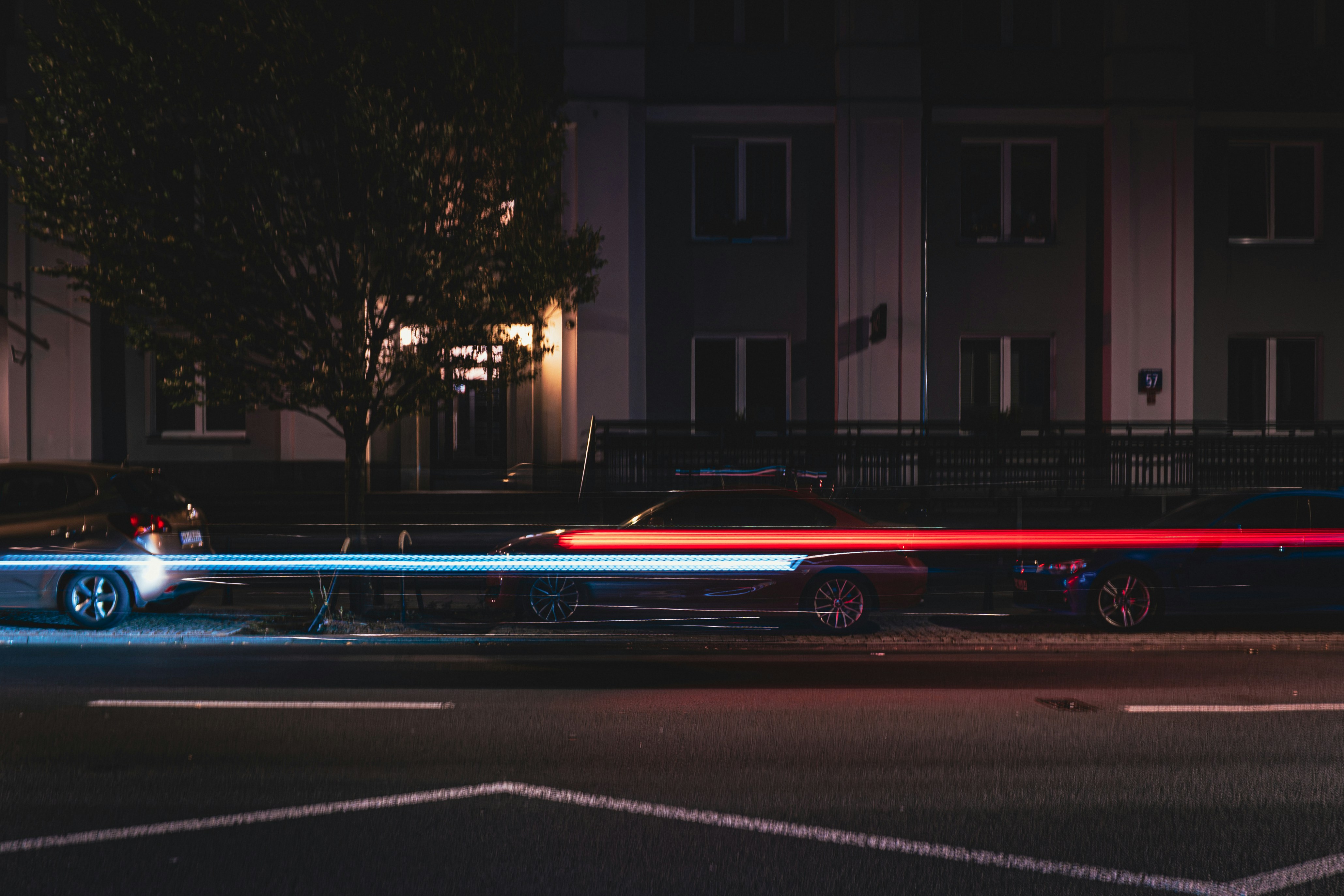 Urban Nocturne: A Dance of Light and Motion